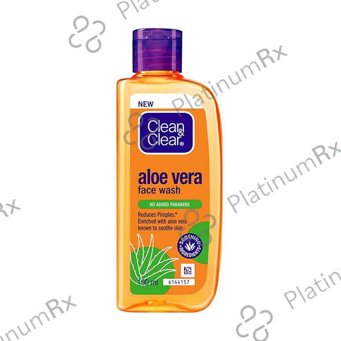 Buy Clean & Clear Aloe Vera Face Wash 100ml in Medicines | Best Health ...