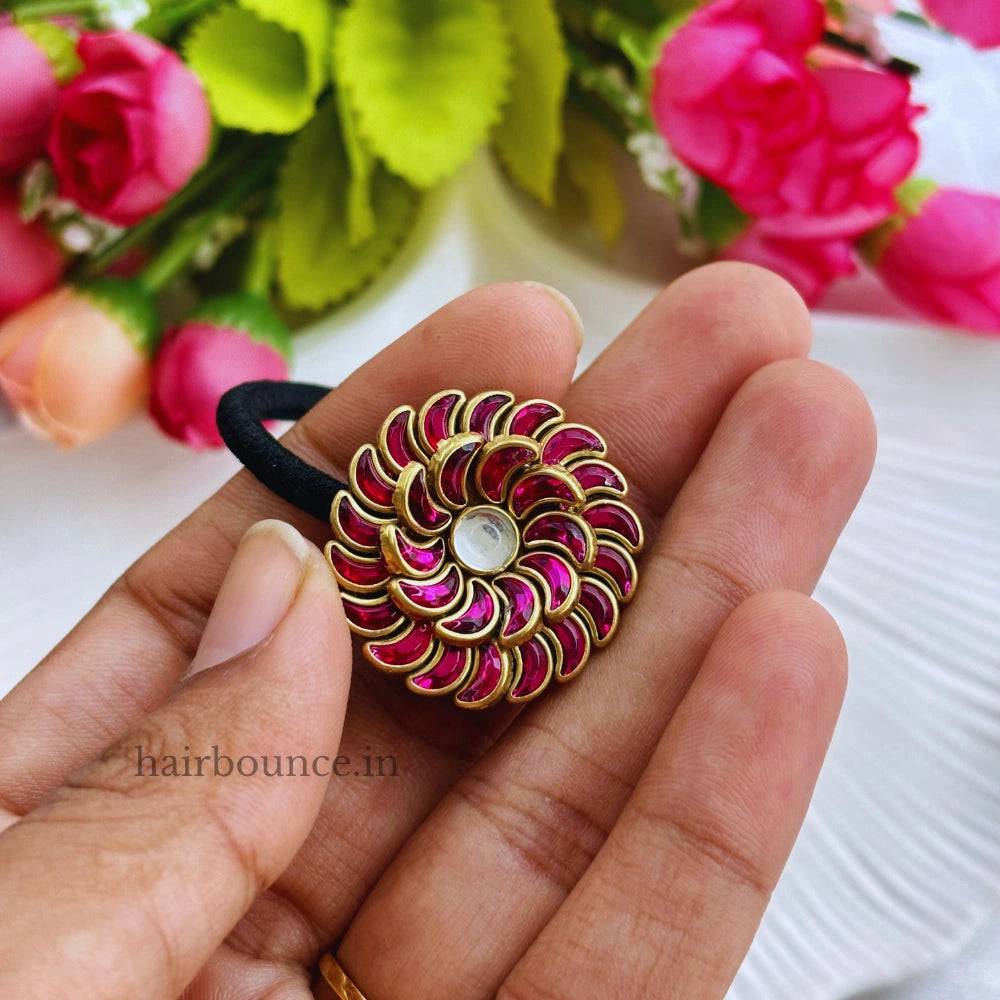 Buy Pink Moon Flower in Accessories | Best Jewellery on Plumint