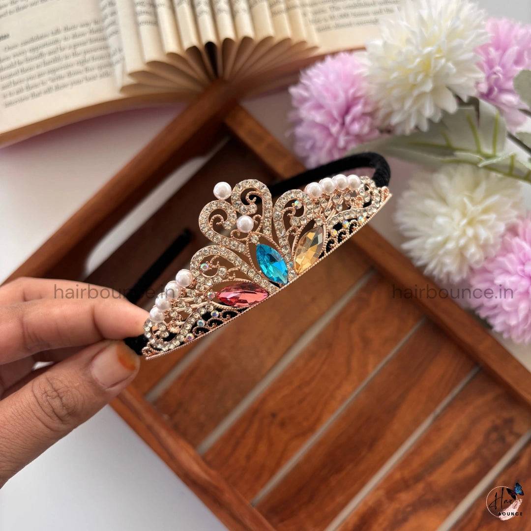 Buy Royal Bloom Tiara Headband in Accessories | Best Jewellery on Plumint