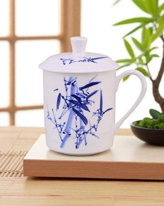 Buy 'Blue Bamboo' Fine Bone China Mug in Showcase Piece | Best Home ...