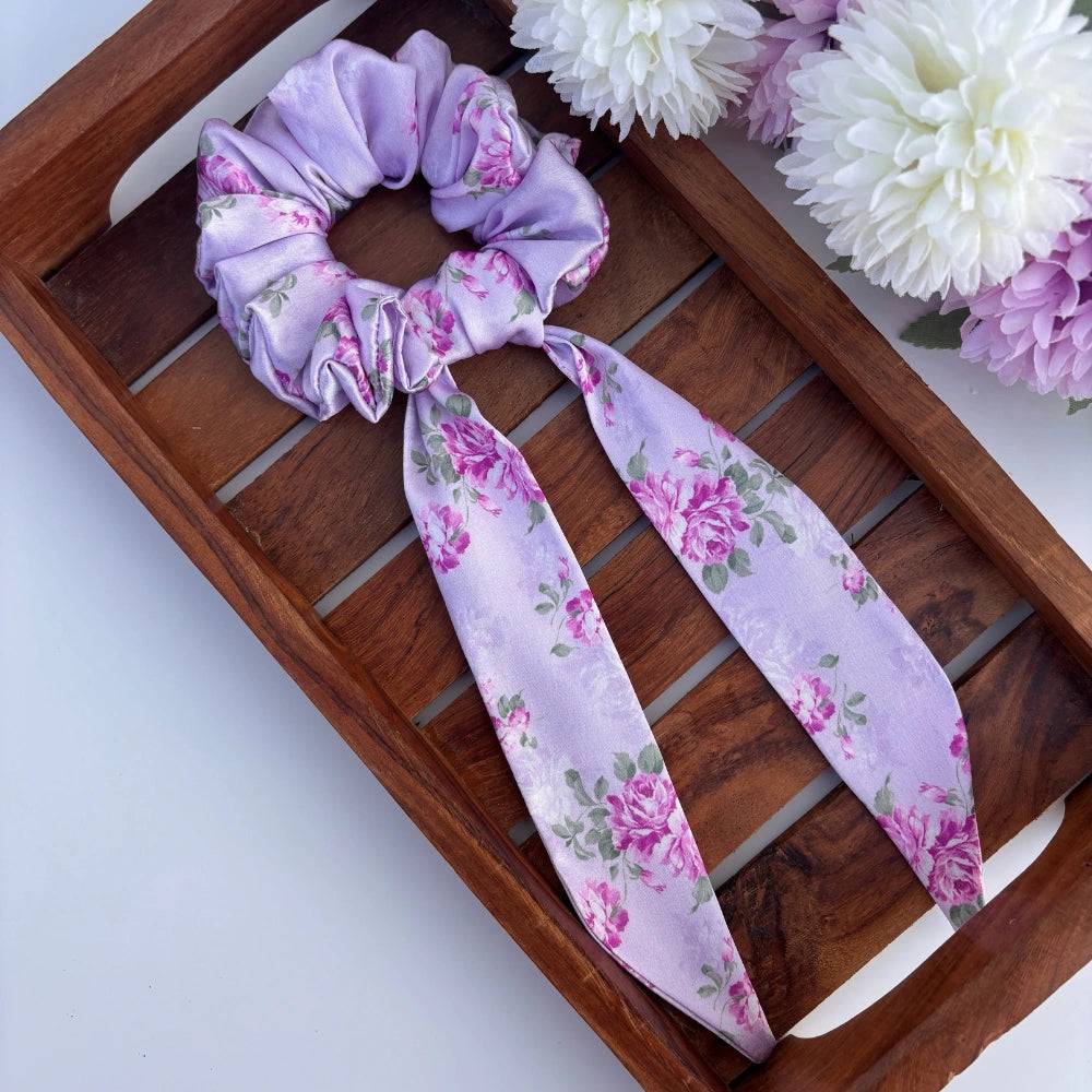Buy Lavender Bloom tail scrunchie in Accessories | Best Jewellery on ...