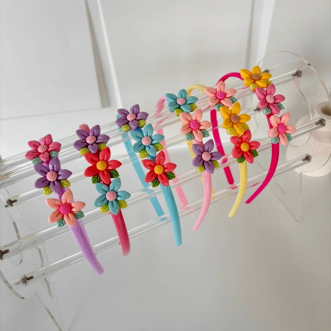 Buy Triple Bloom Flower Headband in Accessories | Best Jewellery on Plumint