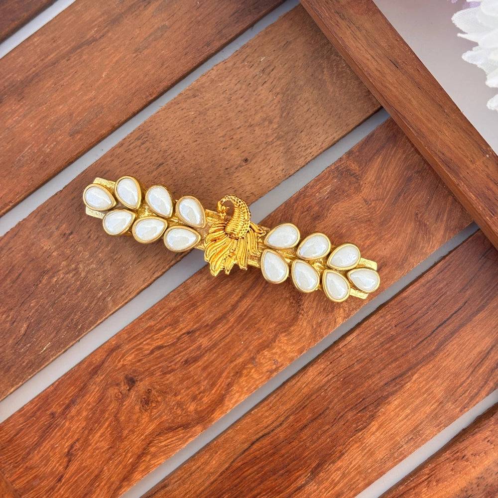 Buy Peacock Grace Center Clip in Accessories | Best Jewellery on Plumint