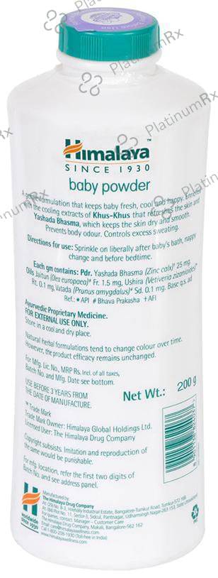 Buy Himalaya Baby Powder 200gm in Medicines | Best Health & Beauty on ...