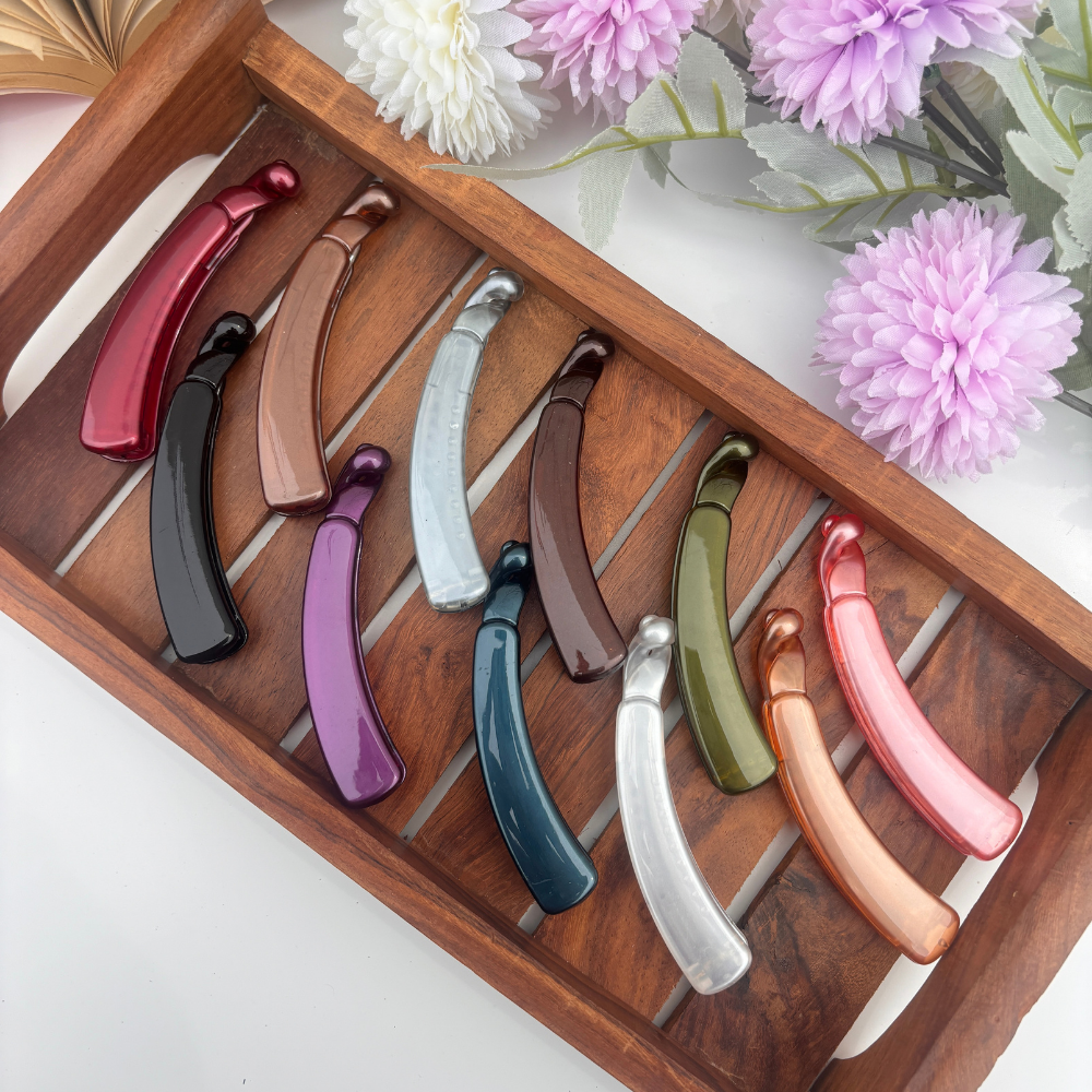 Buy Shinny Finish Plain Banana Clip - Medium in Accessories | Best ...