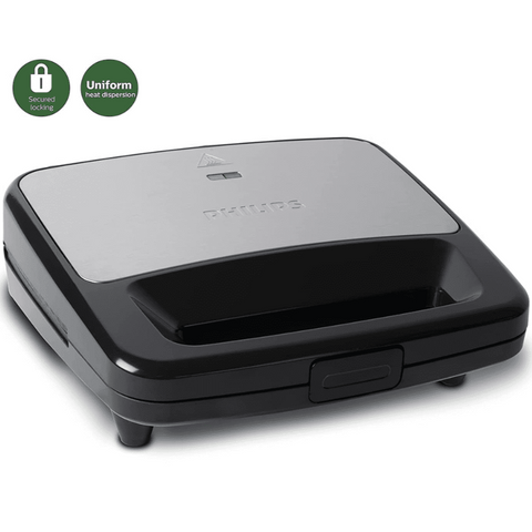 Buy Philips HD2289/00, 700 Watts Grilled Sandwich Maker, Non-stick ...