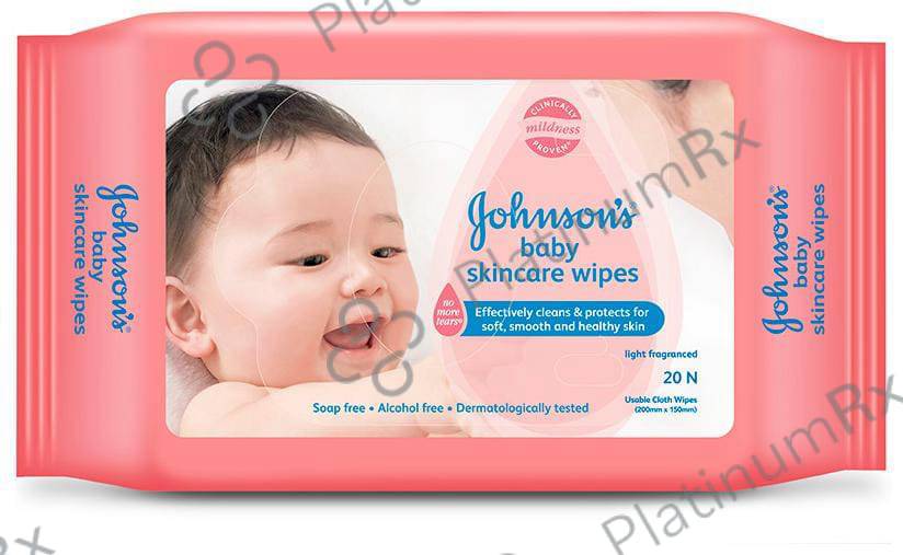 Buy Johnson's Baby Skincare Alcohol & Soap Free Wipes 20s in Medicines ...