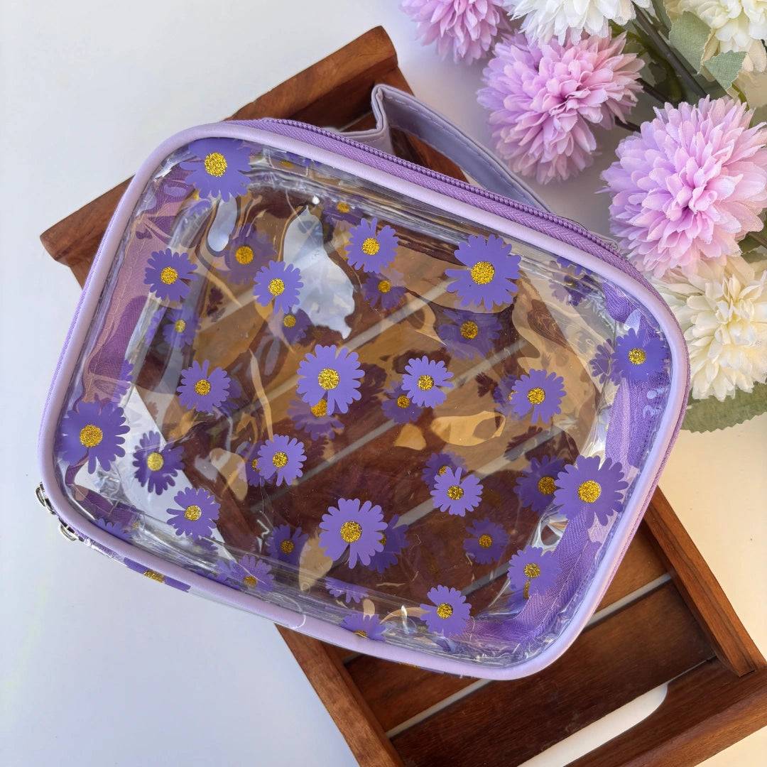 Buy Daisy Bloom Transparent Pouch in Accessories | Best Jewellery on ...