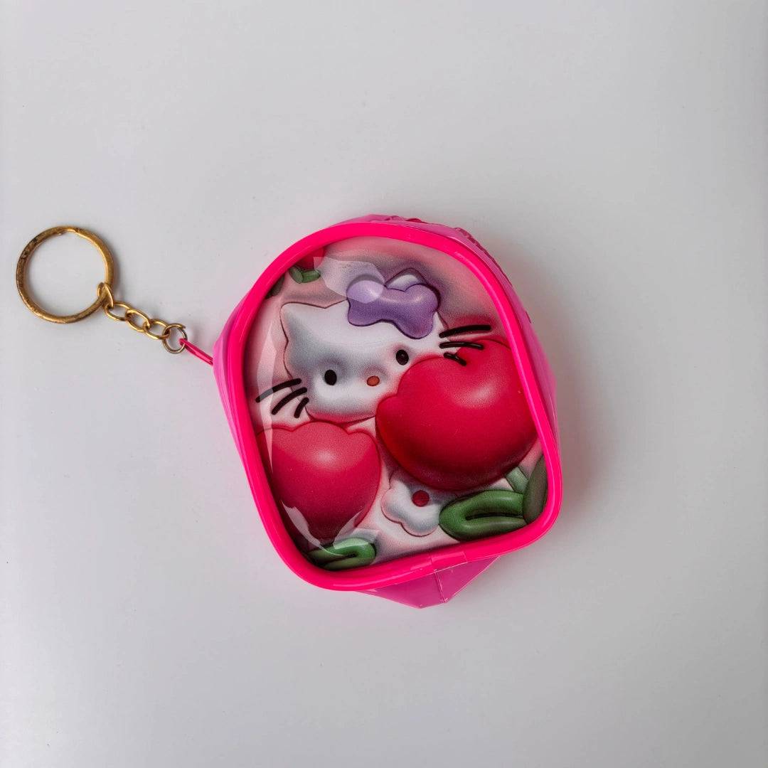 Buy Cute Cartoon Mini Coin Pouch with Keychain in Accessories | Best ...