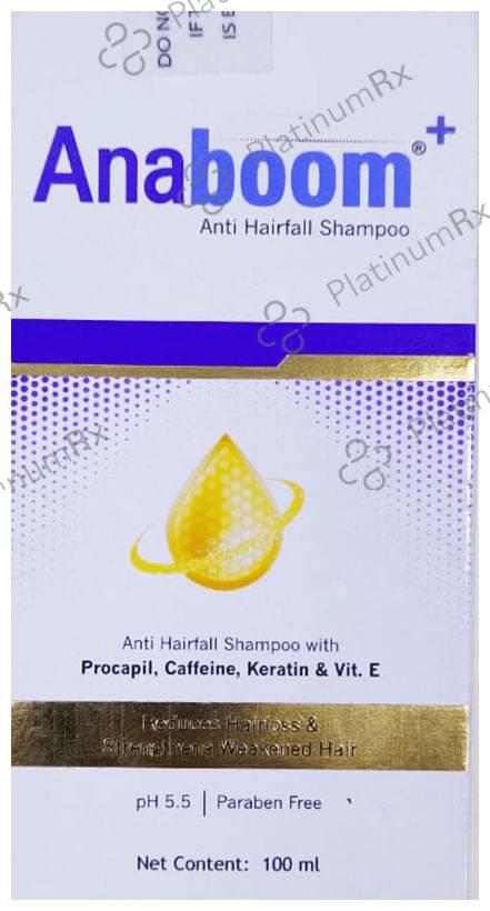 Buy Anaboom Plus Anti Hair Fall Shampoo 100ml in Medicines | Best ...