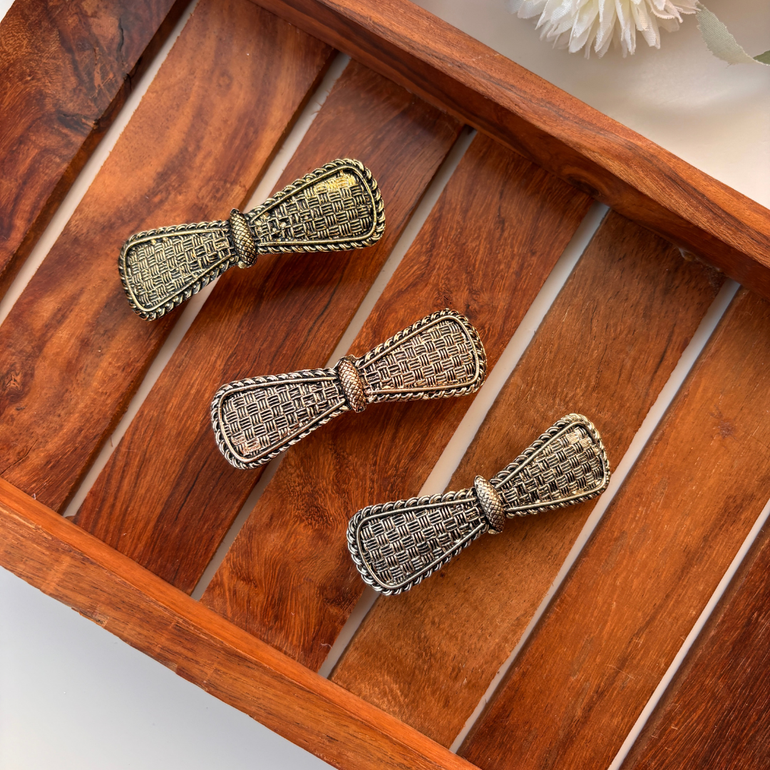 Buy Antique Bow Weave Hair Clip in Accessories | Best Jewellery on Plumint