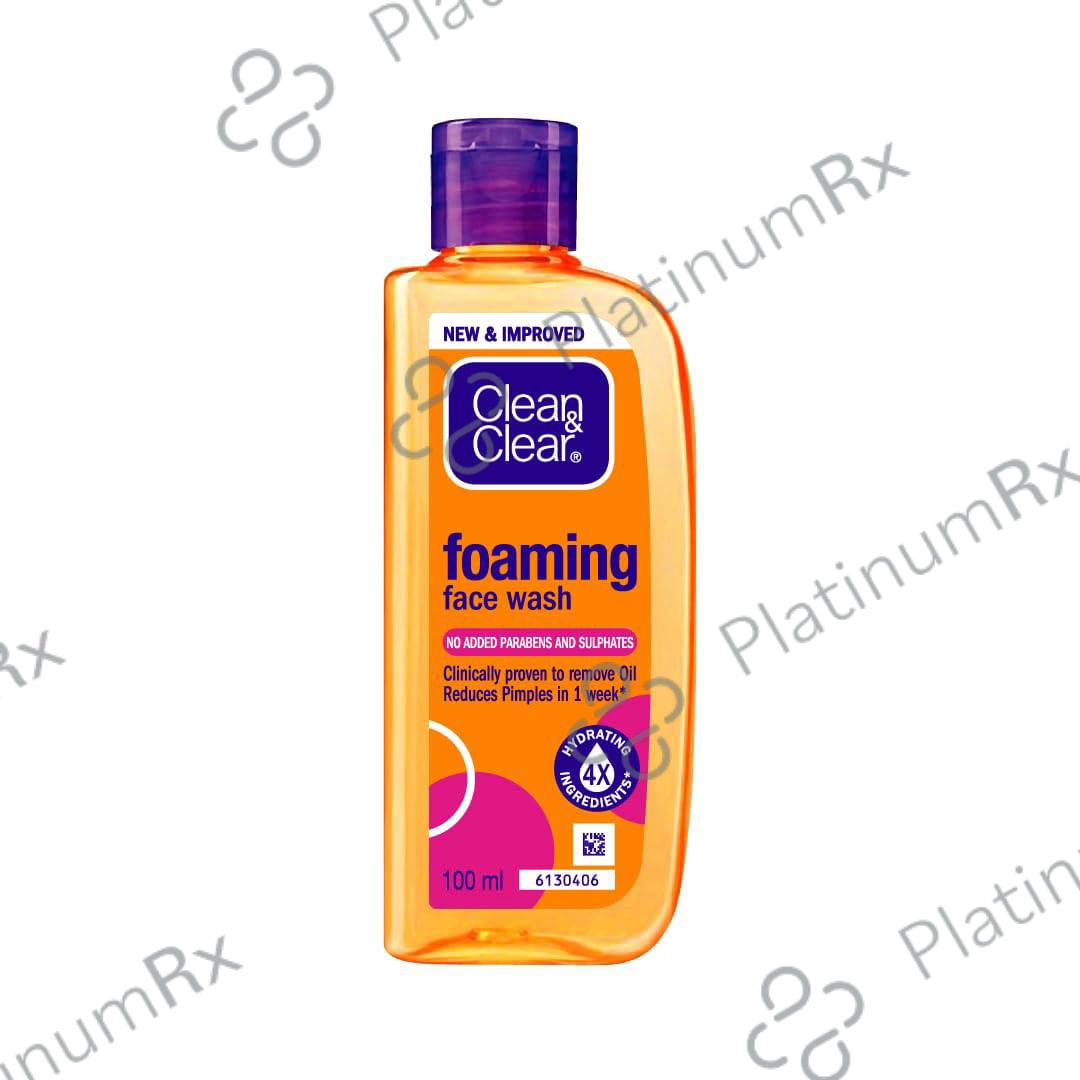 Buy Clean & Clear Foaming Face Wash 100ml in Medicines | Best Health ...
