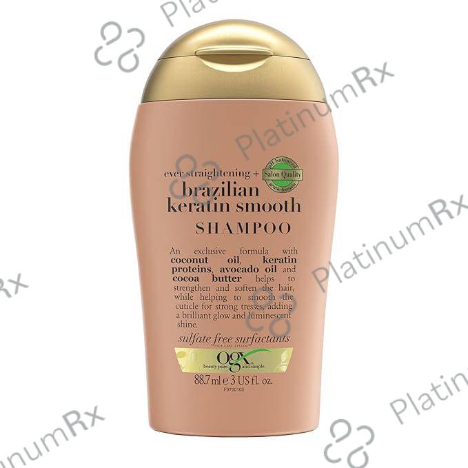 Buy OGX Brazilion Keratin Smooth Shampoo 88.7ml in Medicines | Best ...