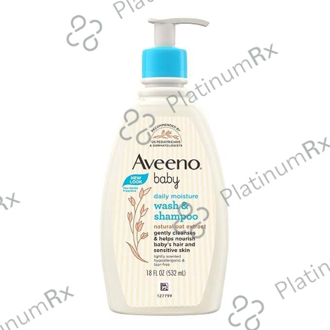 Buy Aveeno Baby Daily Moisture Wash Shampoo 532ml in Medicines | Best ...