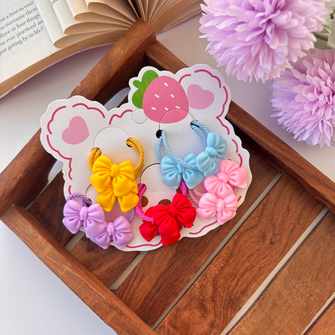 Buy Cute Rubber Bands - Set of 5 Pairs in Accessories | Best Jewellery ...