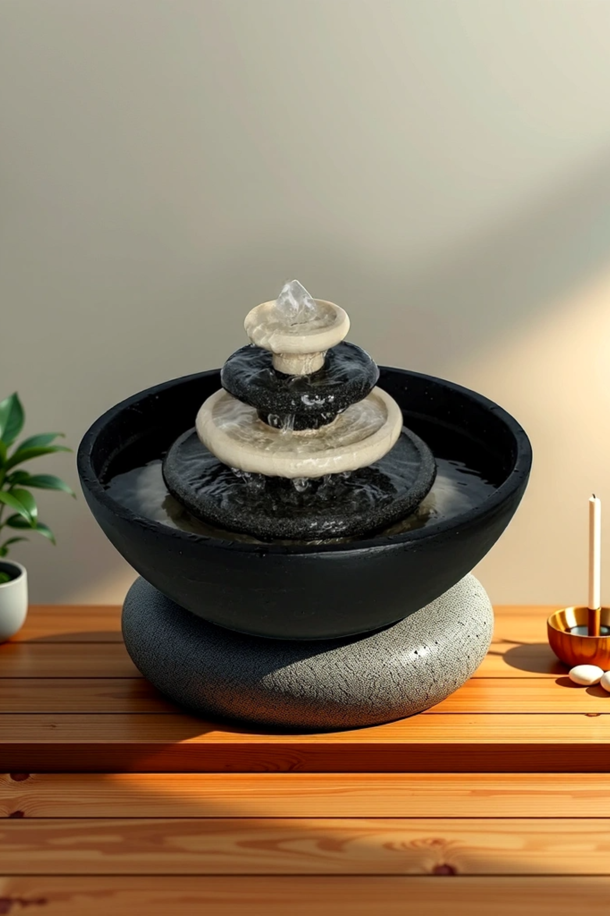 Buy Cascading Desktop Water Fountain Style 2 in Showcase Piece | Best ...