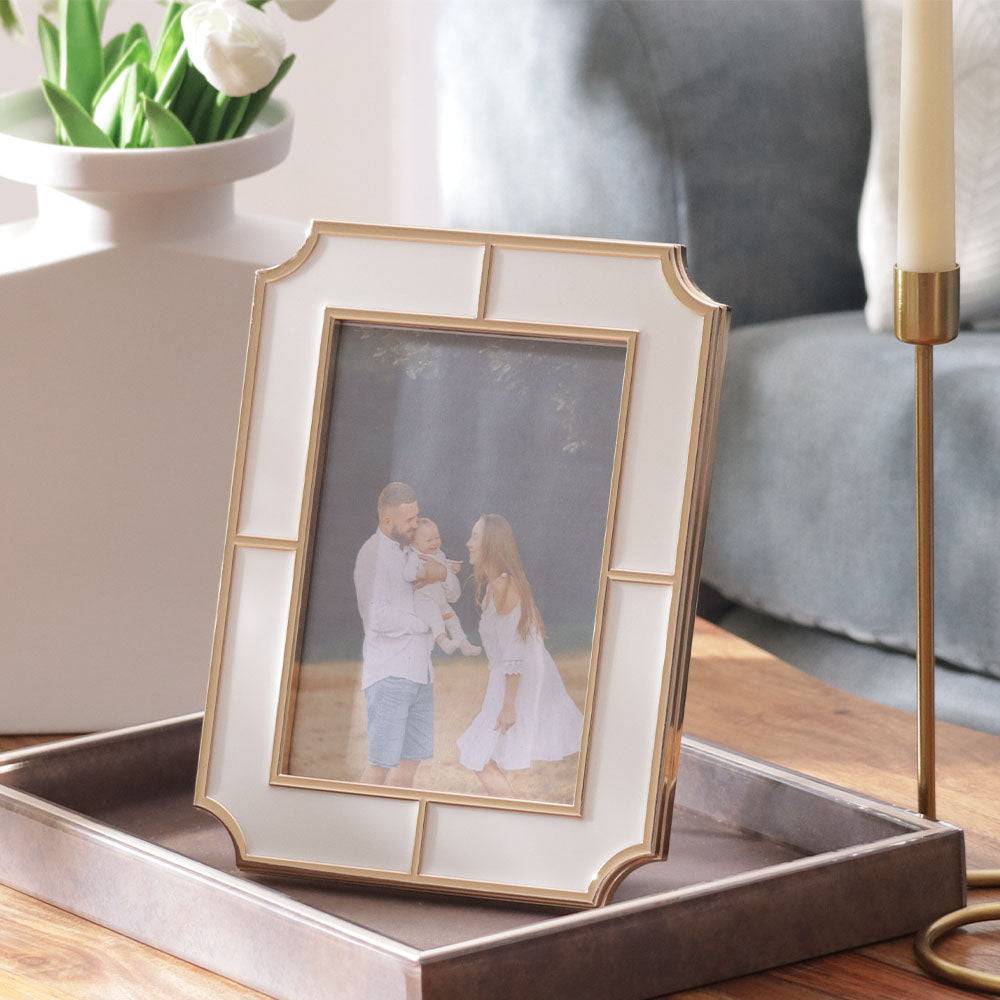 Buy Chateau Photo Frame Large - White Gold in Home Accessories | Best ...