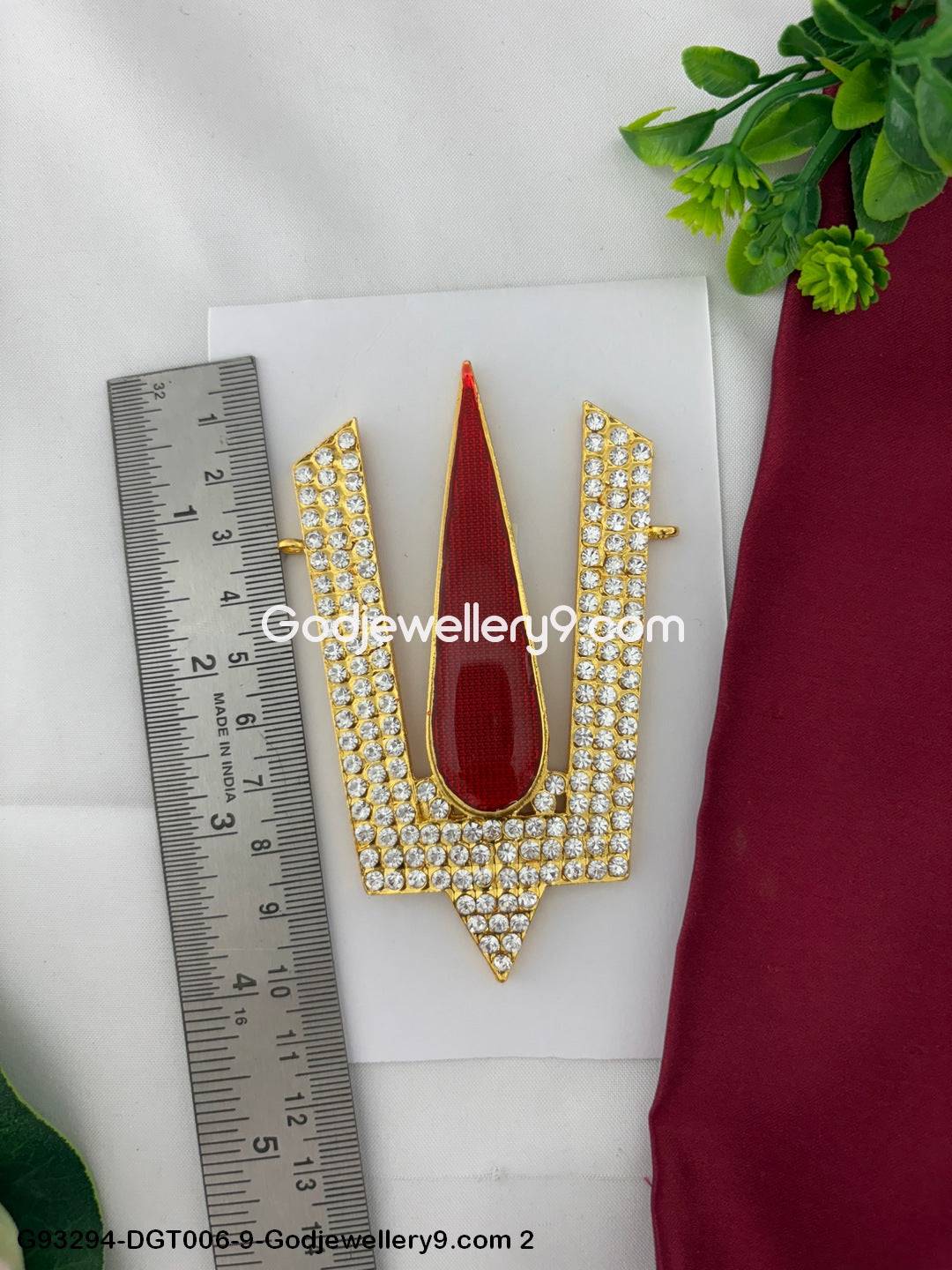 Buy Deity God V Shape Stone Namam Tilak for Home and Temple Use ...