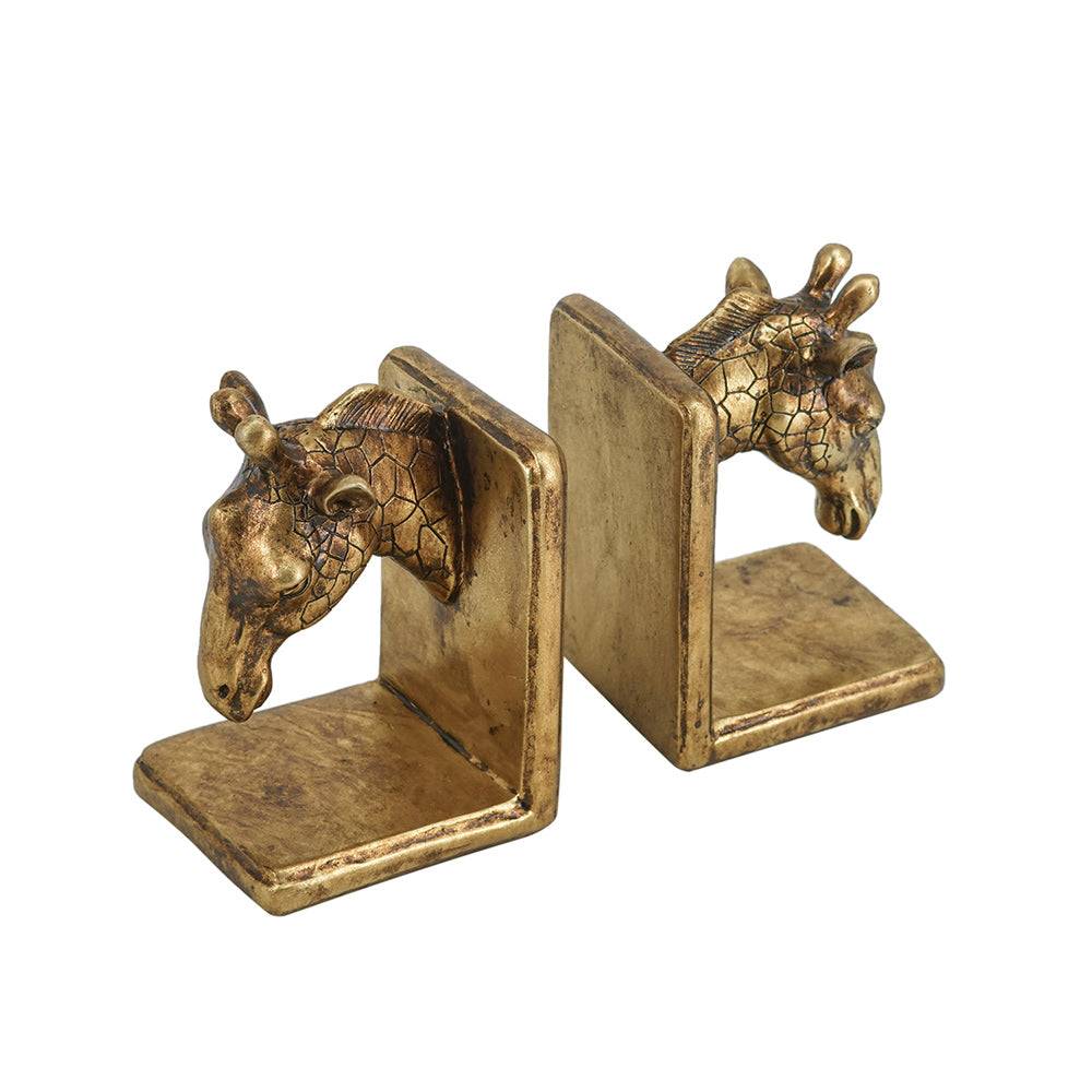 Buy Giraffe Bookends, Set of 2 - Vintage Gold in Home Accessories ...
