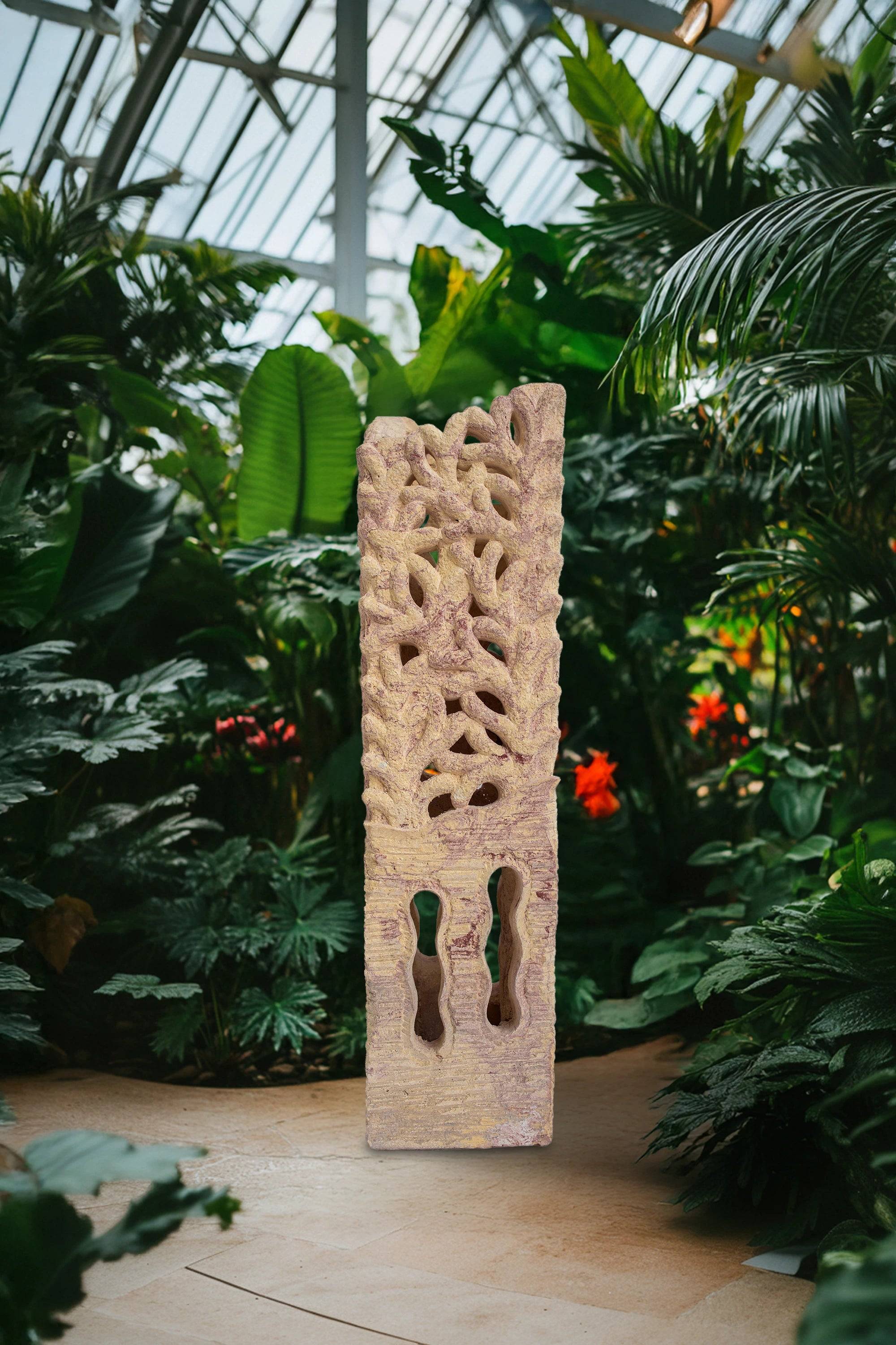 Buy Hand Carved Garden Column - Extra Small in Showcase Piece | Best ...