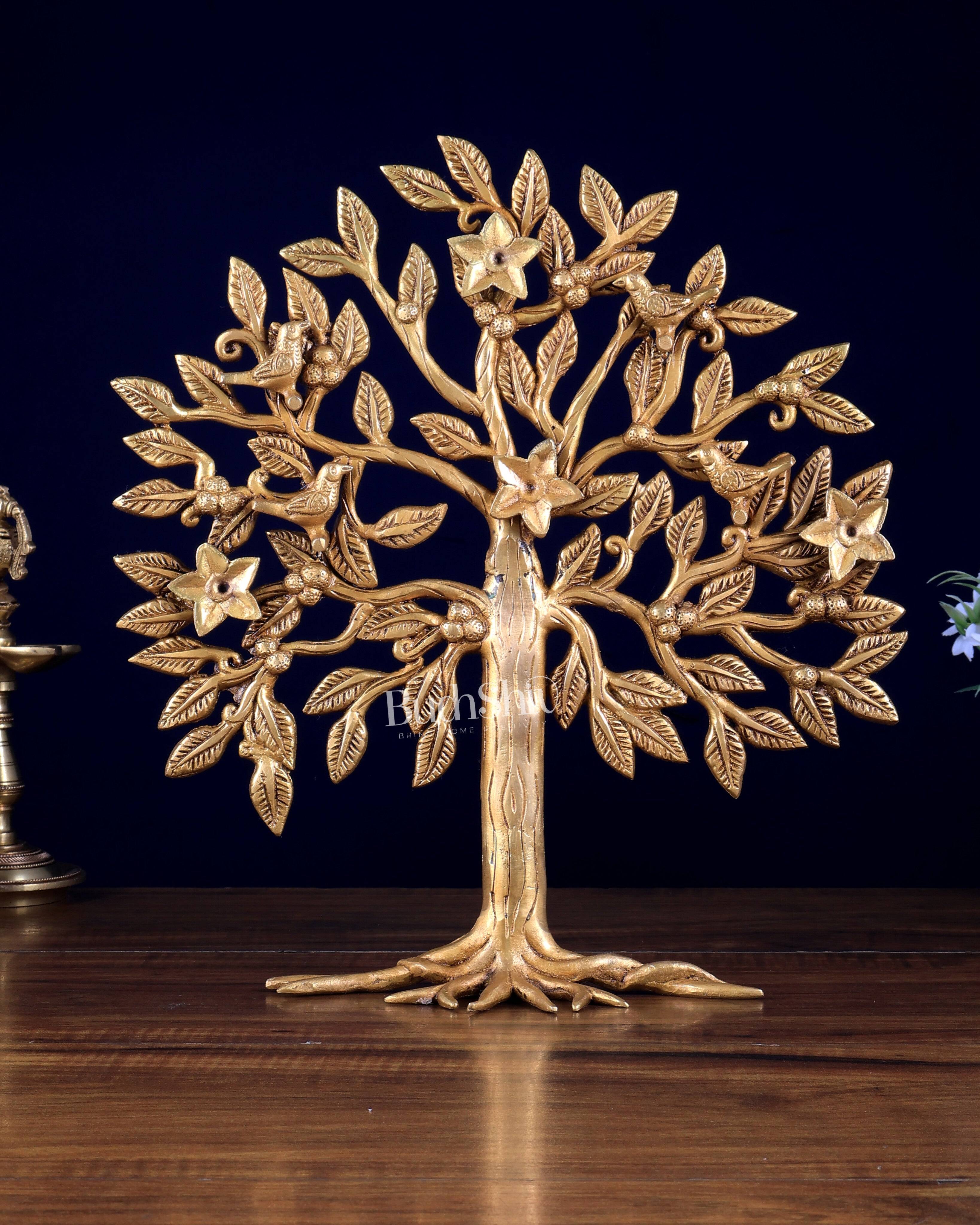 Buy Pure brass standing tree 13 inch in Showcase Piece | Best Home ...