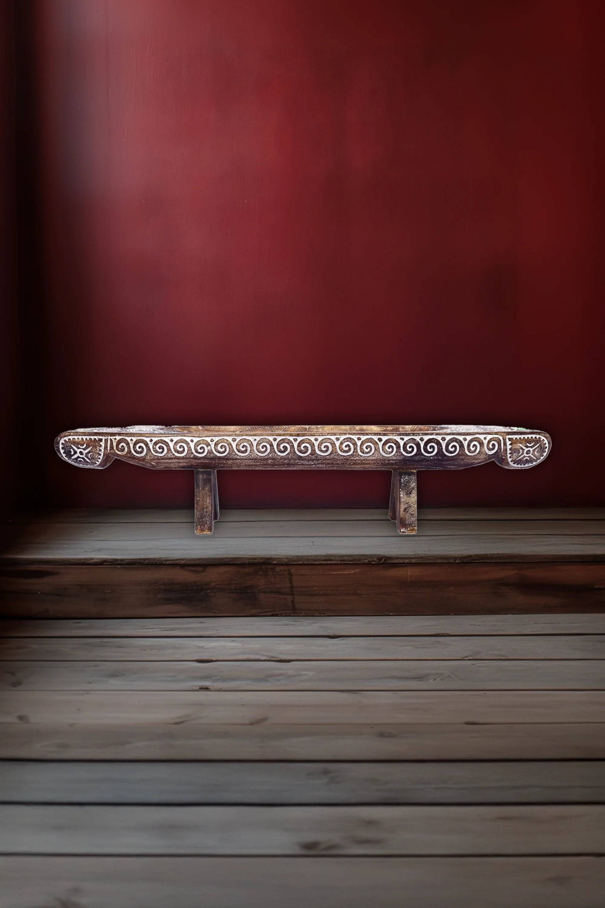 Buy Tribal Hand Carved Wooden Boat - Large - Style 2 in Showcase Piece ...