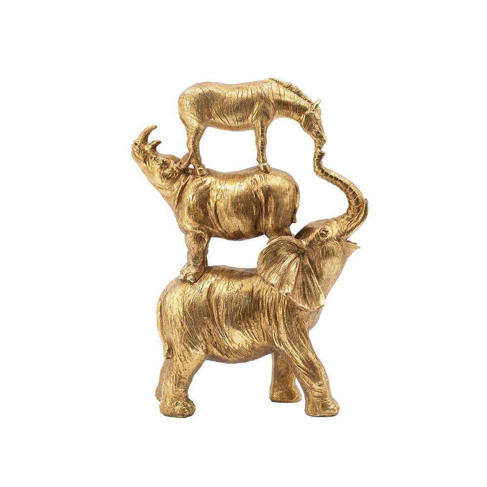 Buy Stacked Savannah Sculpture Large - Gold in Home Accessories | Best ...
