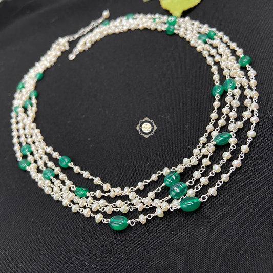 Buy Pearl Of Joy with Green Necklace in Accessories | Best Jewellery on ...