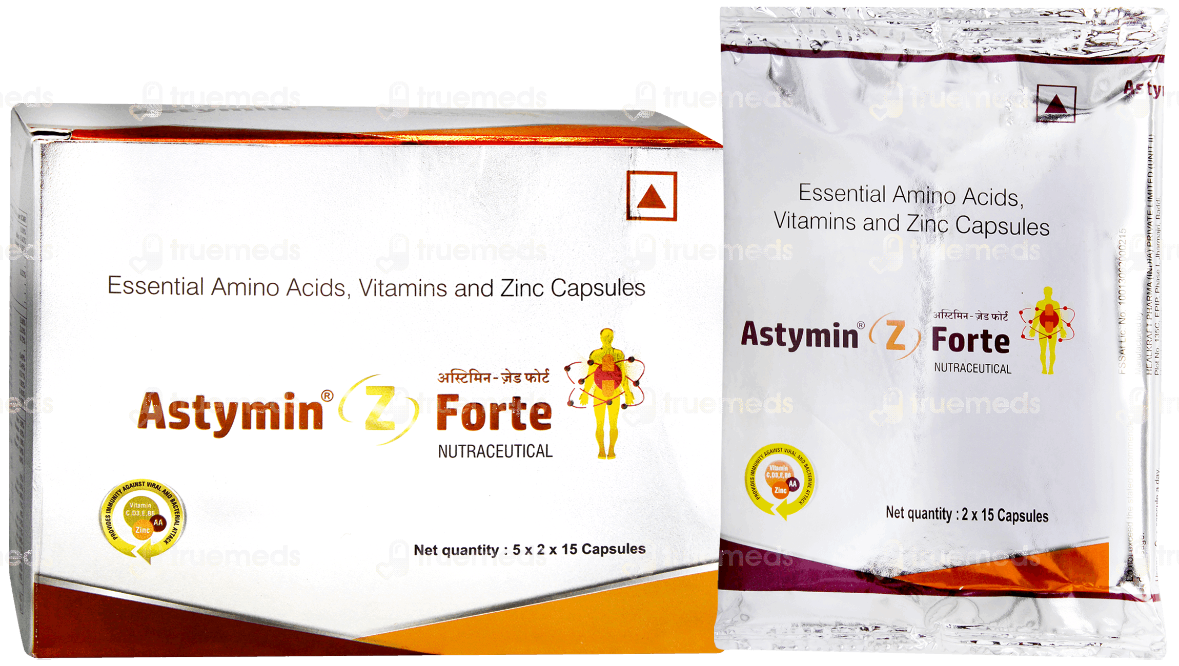 Buy Astymin Z Forte 2 Pack Of 15 Capsules in Medicines | Best Health ...