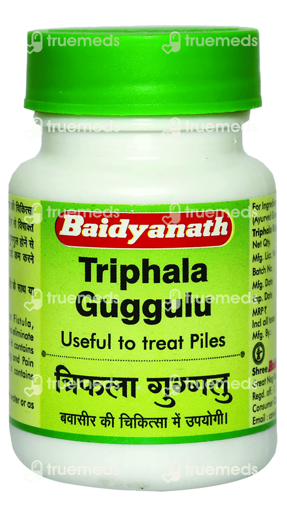 Buy Baidyanath Triphala Guggulu Tablet 80 in Medicines | Best Health ...