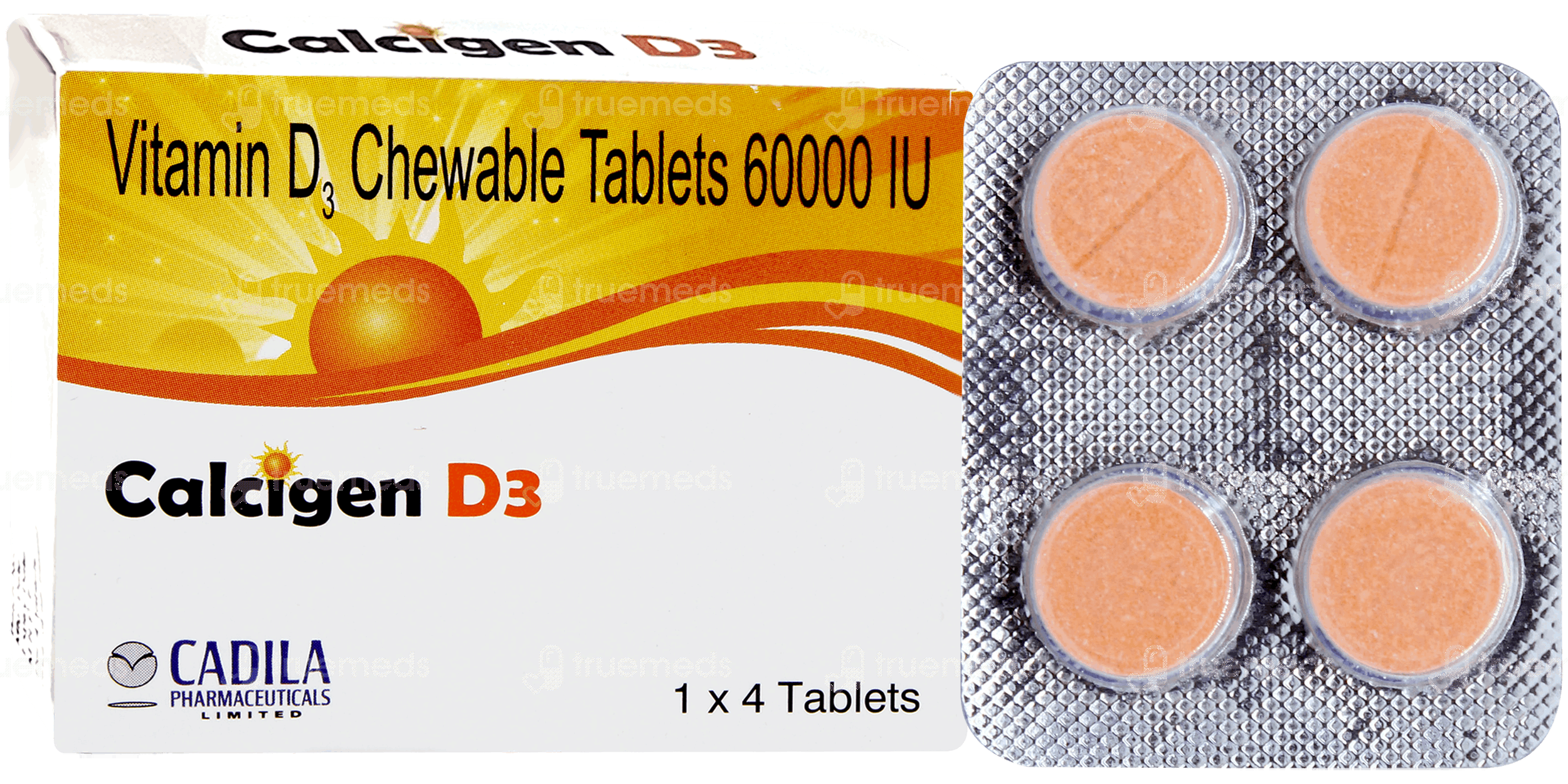 Buy Calcigen D3 Chewable Tablet 4 in Medicines | Best Health & Beauty ...