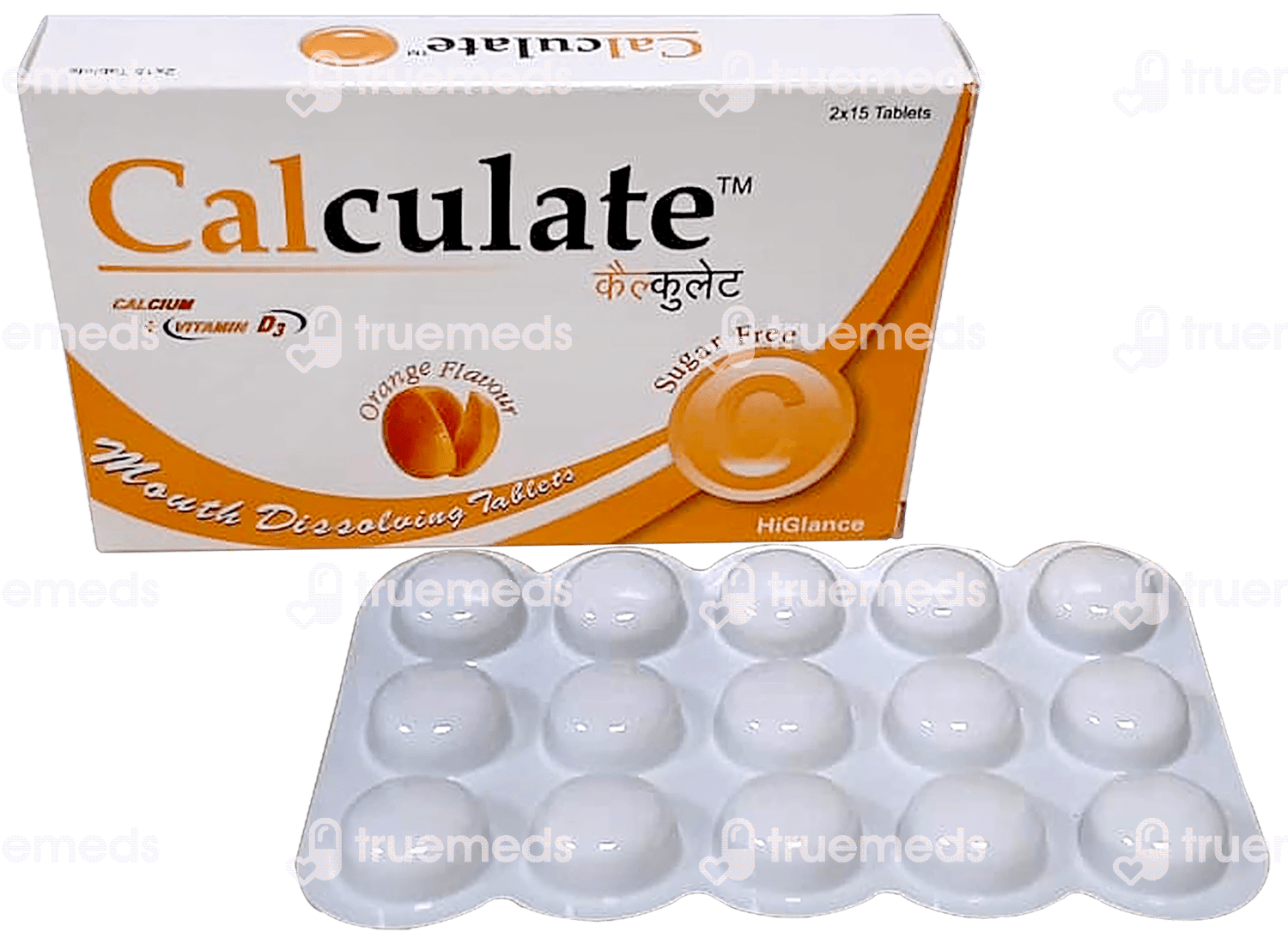 Buy Calculate Orange Flavour Sugar Free Tablet 15 in Medicines | Best ...