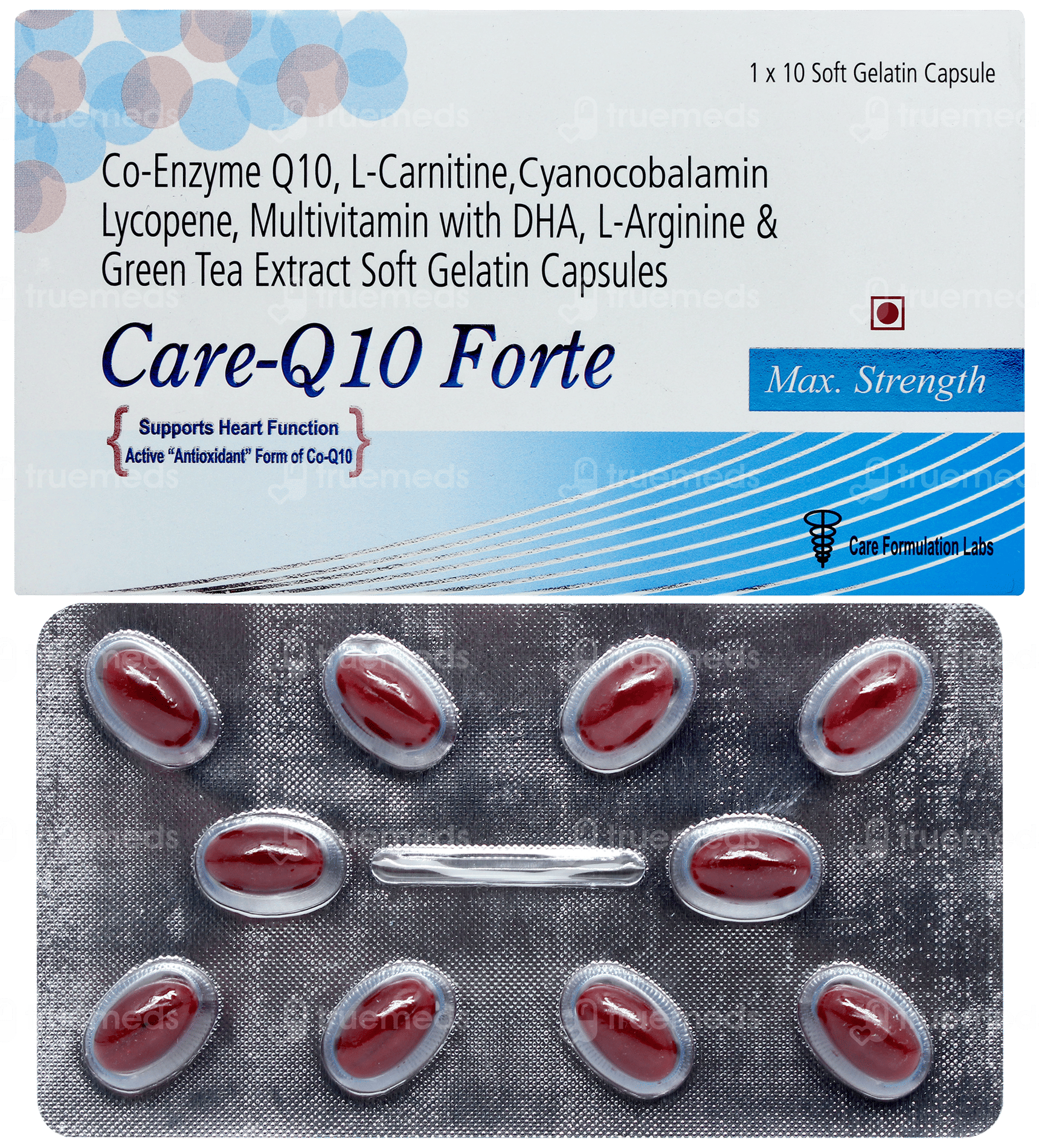 Buy Care Q 10 Forte Capsule 10 in Medicines | Best Health & Beauty on ...
