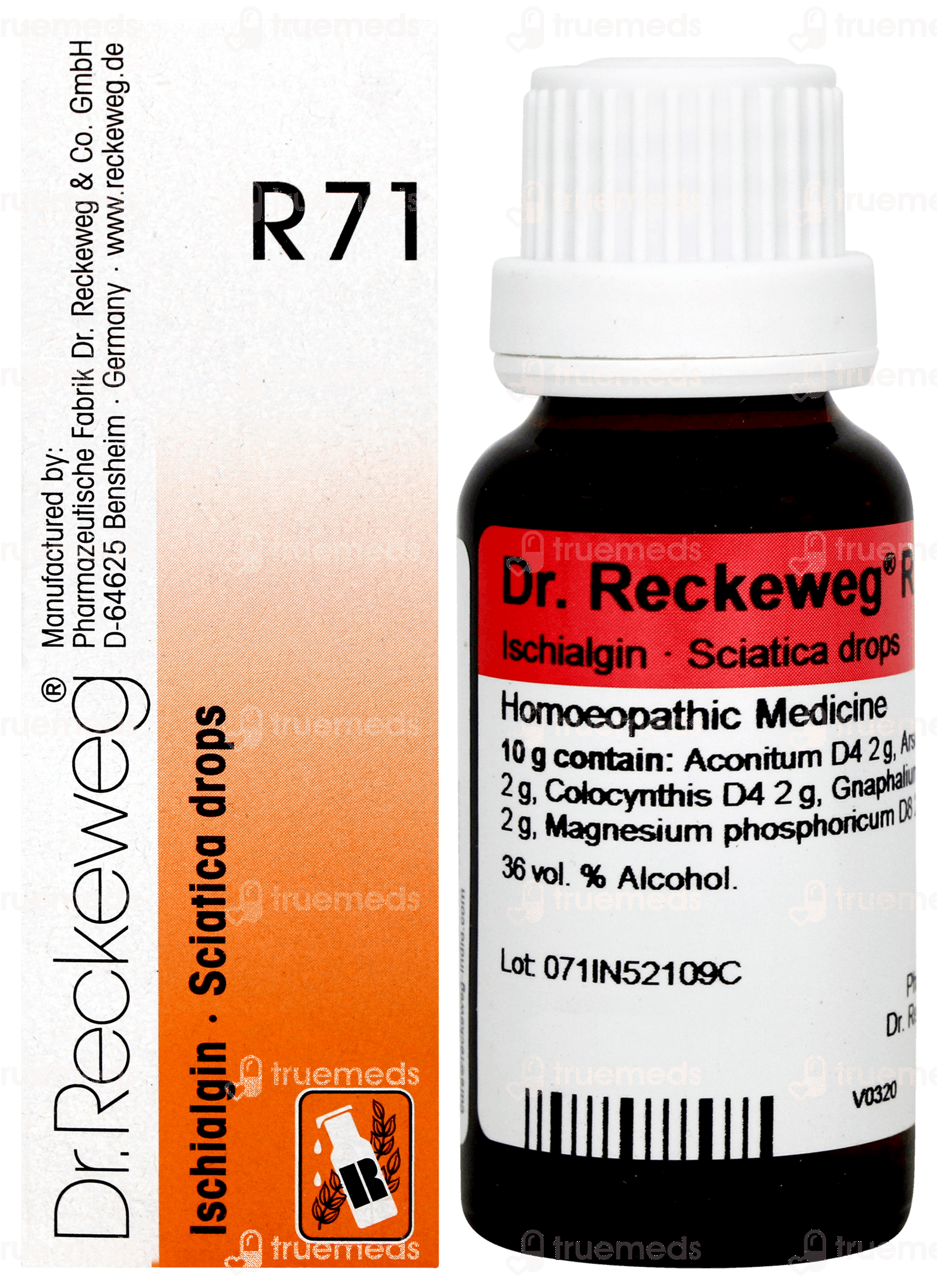 Buy Dr Reckeweg R71 Sciatica Drops 22ml in Medicines | Best Health ...
