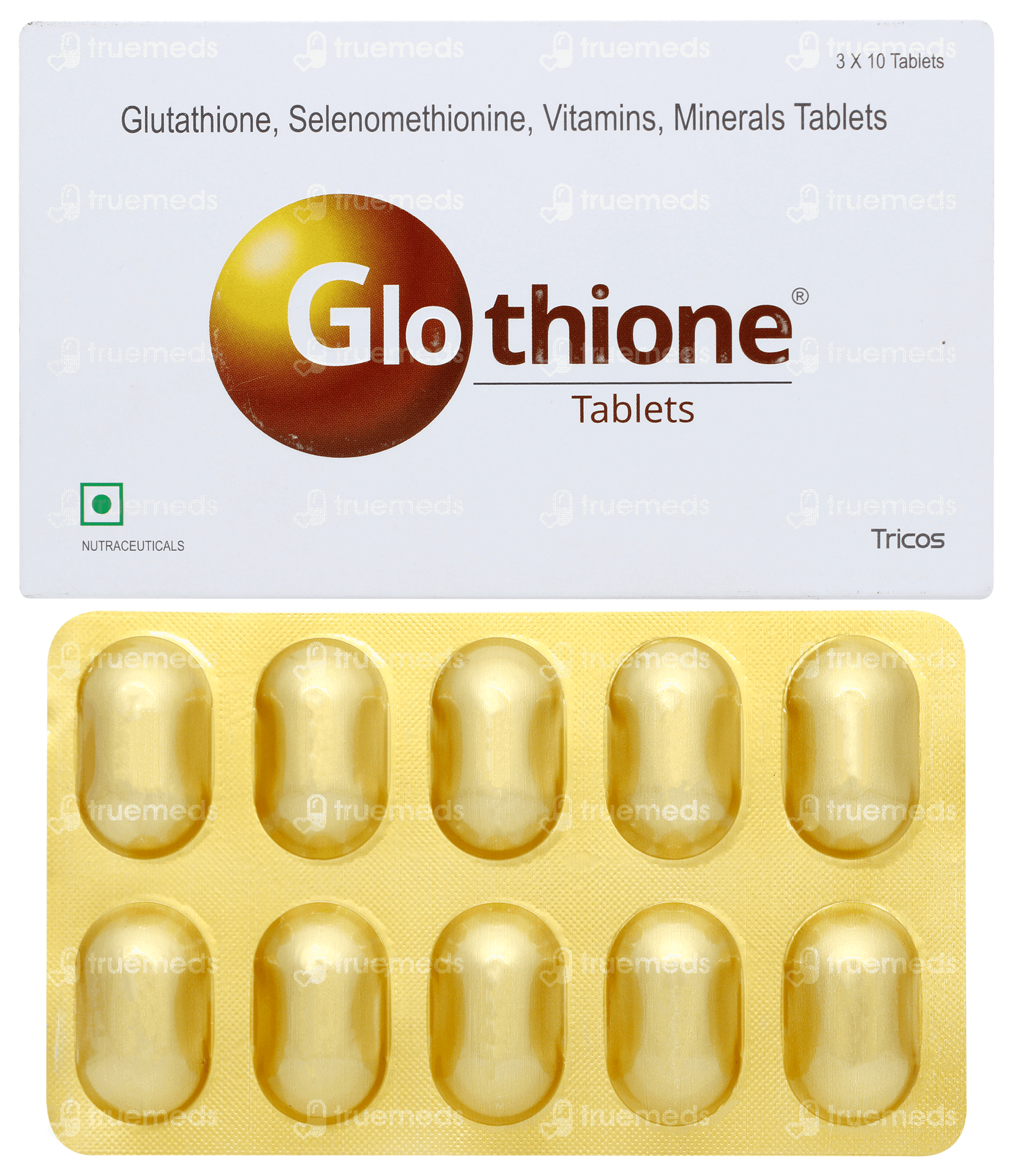 Buy Glothione Tablet 10 in Medicines | Best Health & Beauty on Plumint