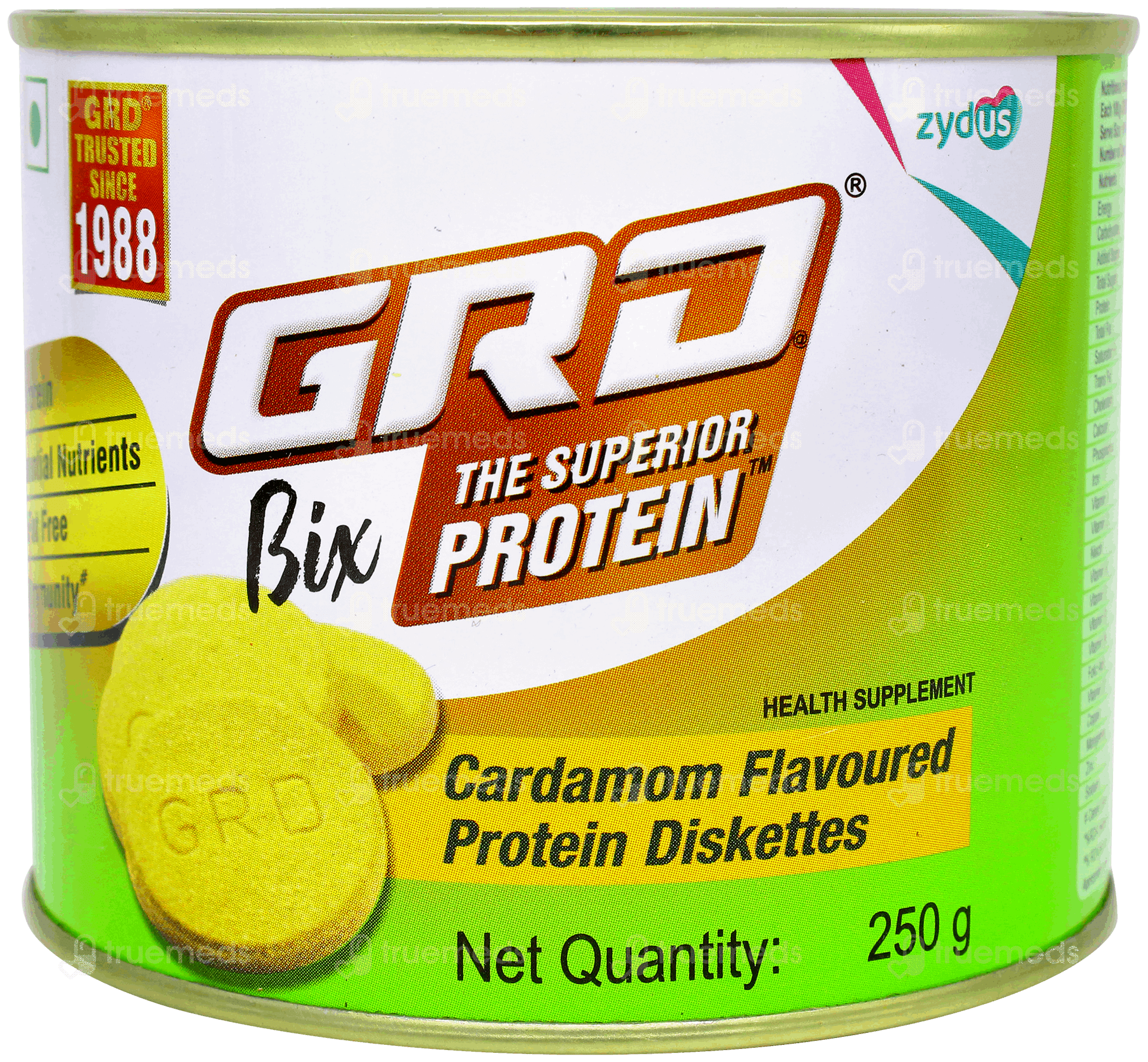 Buy Grd Bix Cardamom Flavoured Protein Diskettes 250gm in Medicines ...