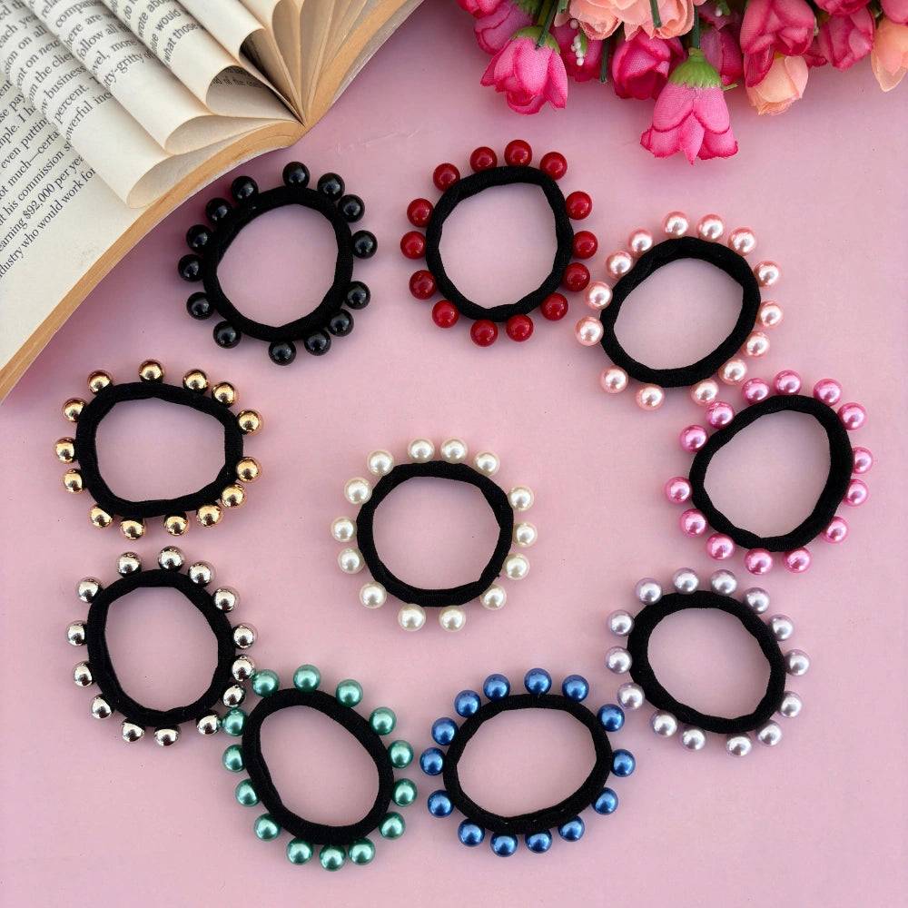 Buy Colourful Pearl Rubber Band - Assorted Colour in Accessories | Best ...
