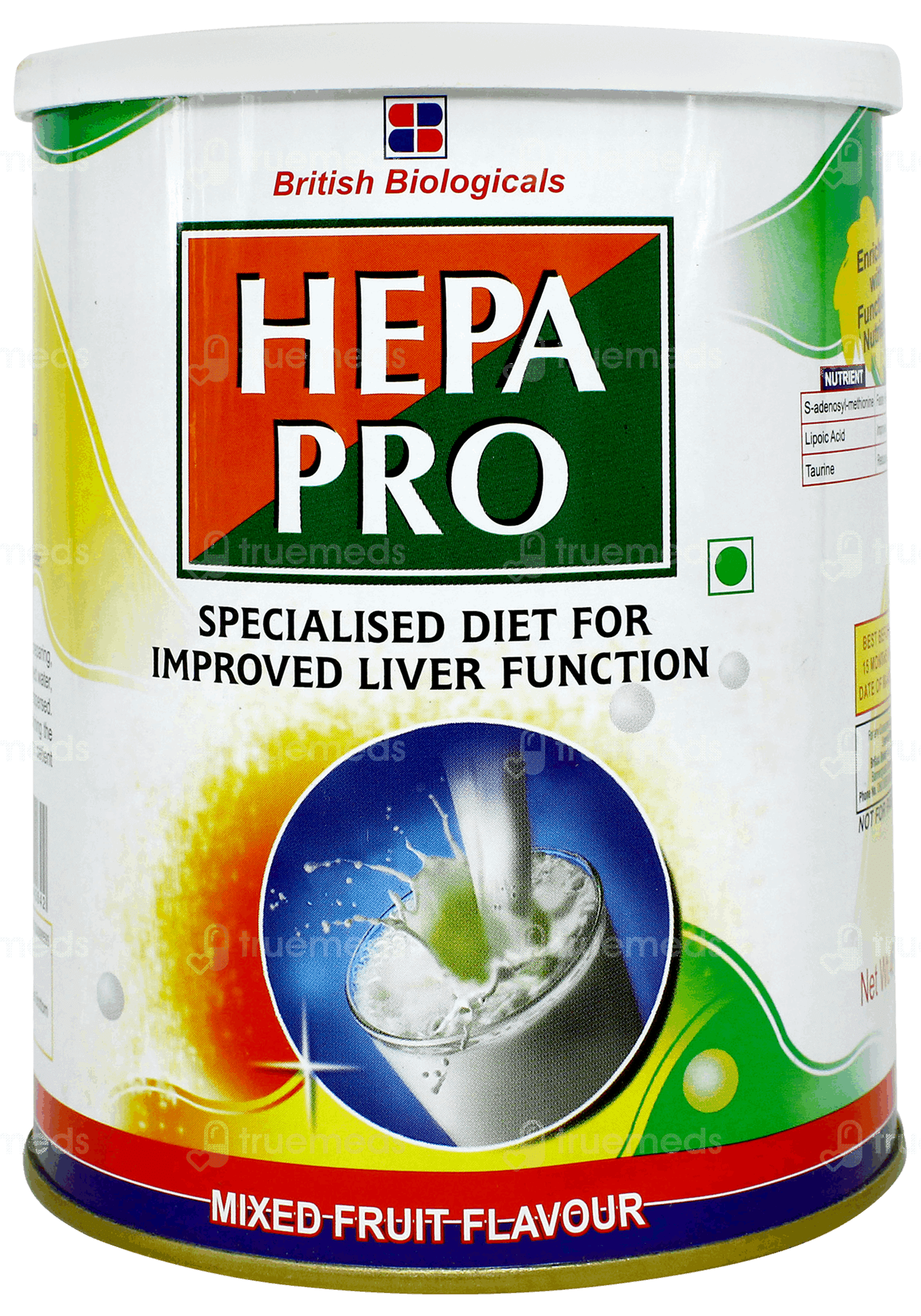 Buy Hepa Pro Mixed Fruit Flavour Powder 400gm in Medicines | Best ...