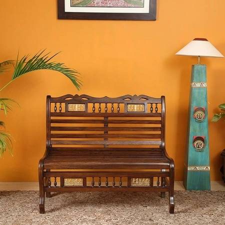 Buy Trisha Garden Bench in Chair | Best Furniture on Plumint