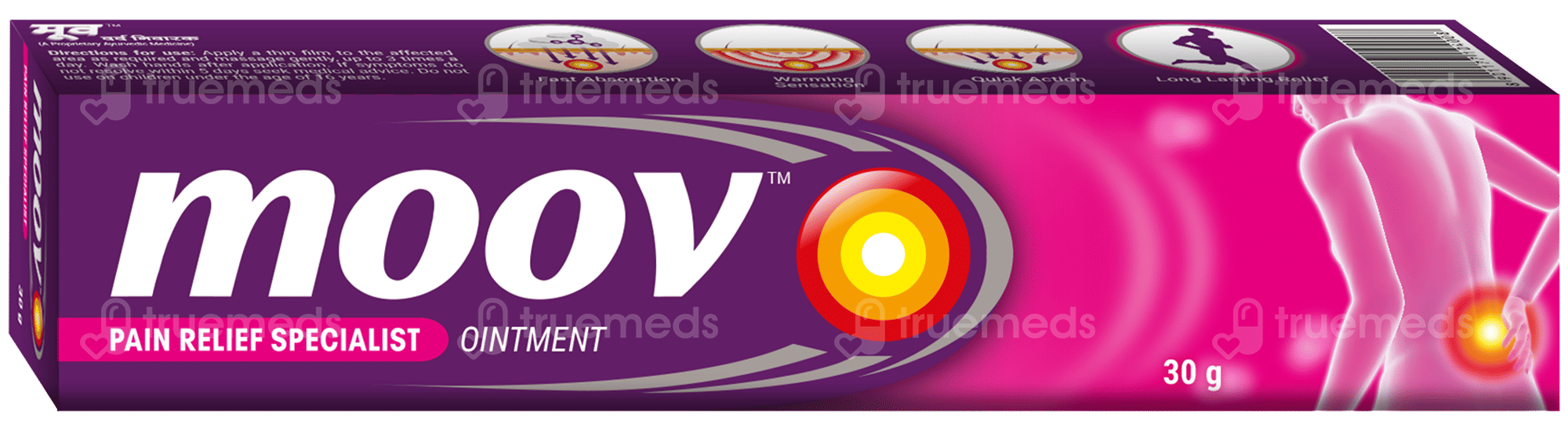 Buy Moov Ointment 30gm in Medicines | Best Health & Beauty on Plumint