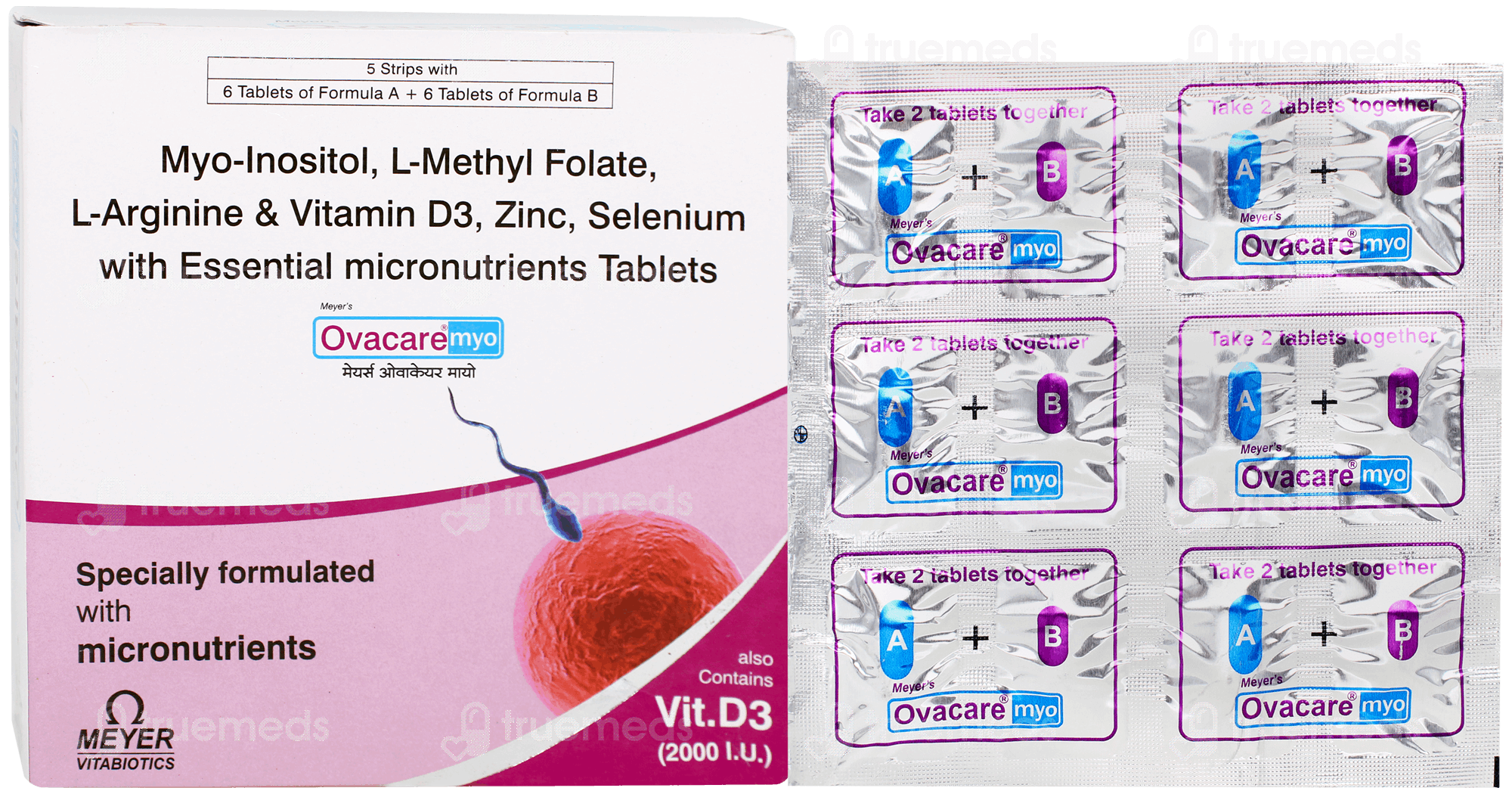 Buy Ovacare Myo Combi Pack Tablet 12 in Medicines | Best Health ...