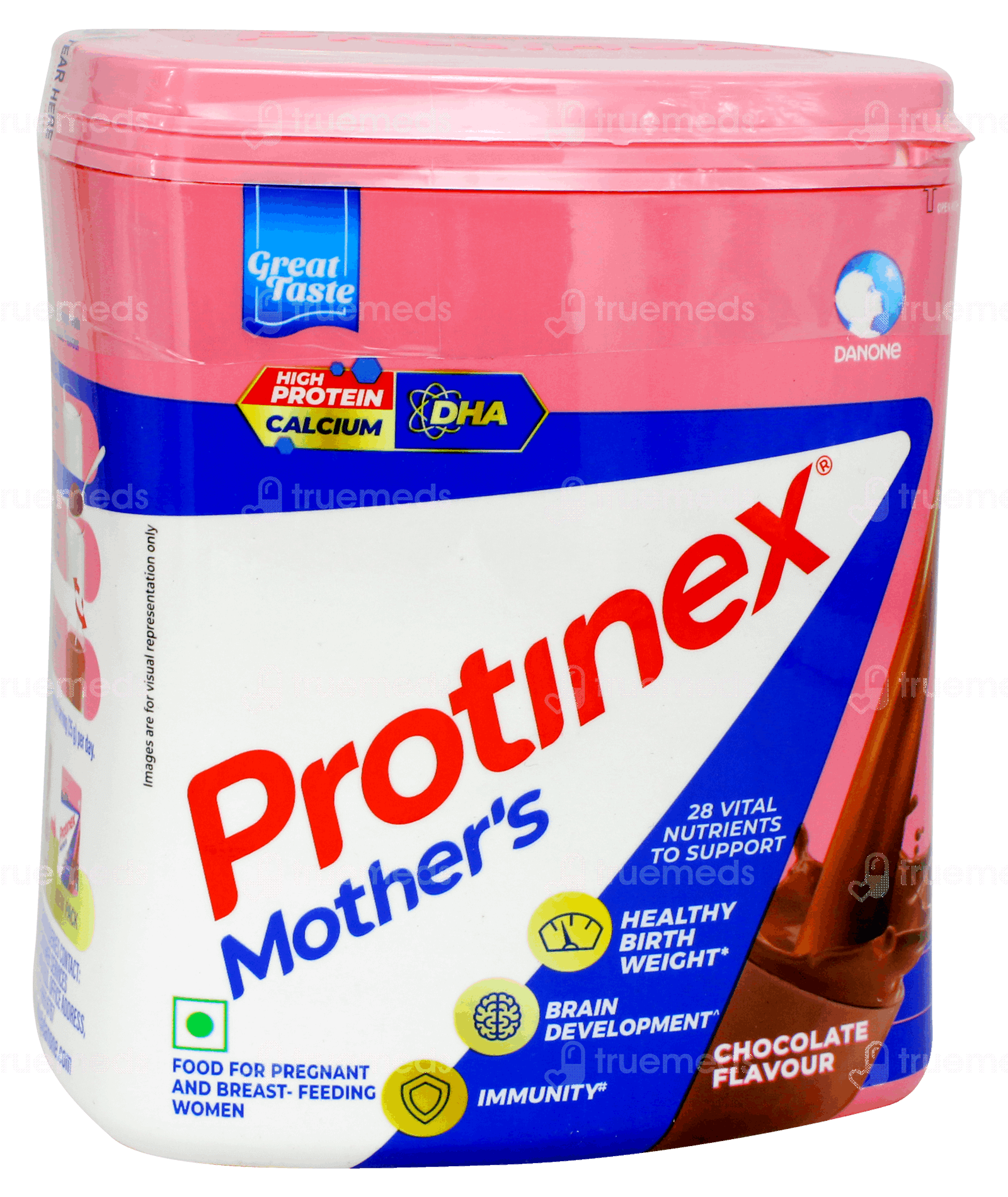 Buy Protinex Mothers Chocolate Flavour Powder Jar 400gm in Medicines ...