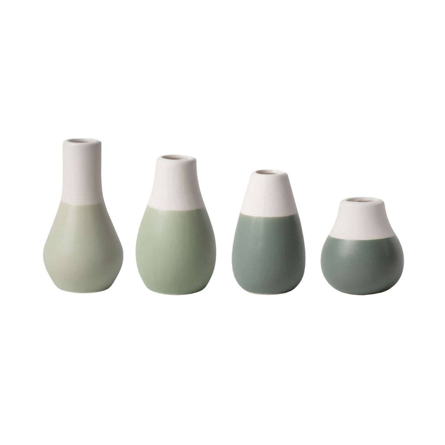 Buy Pastel Mini Vases, Set of 4 - Green in Home Accessories | Best Home ...