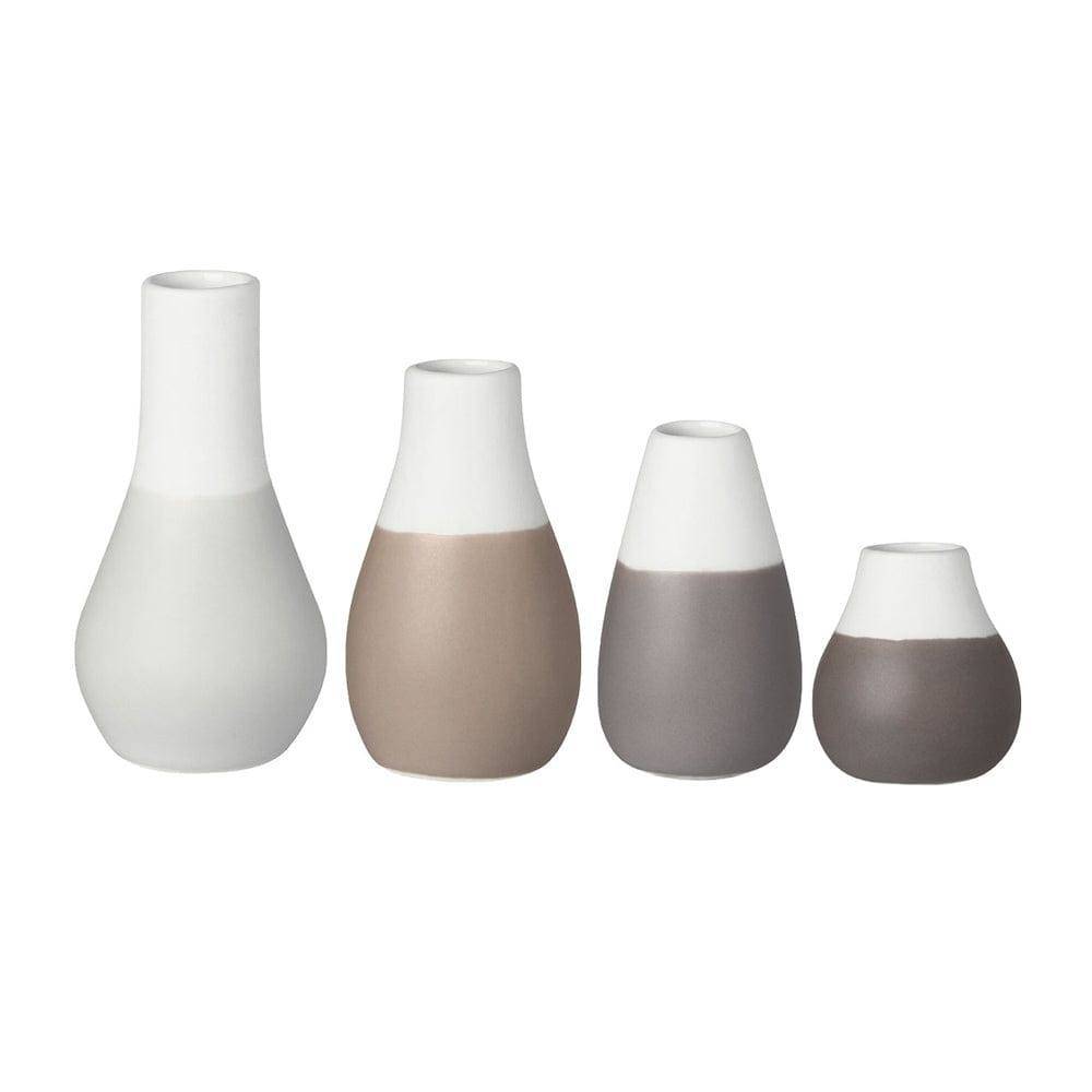 Buy Pastel Mini Vases, Set of 4 - Grey in Home Accessories | Best Home ...