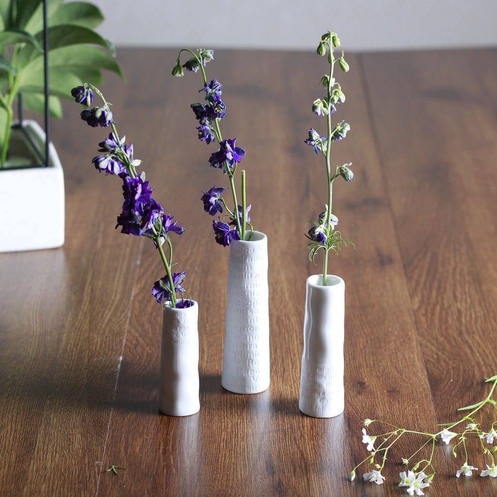 Buy Poetry Porcelain Mini Vases, Set of 3 in Home Accessories | Best ...
