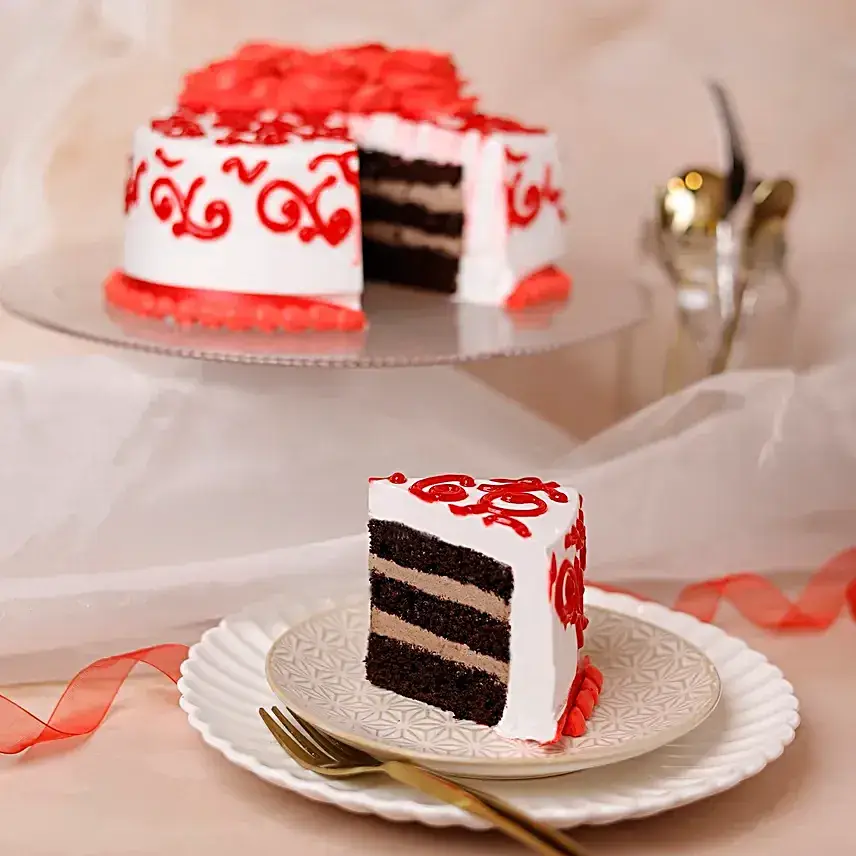 Buy Rosy Heart Chocolate Cake 500 Gms in Cake | Best Food Product on ...