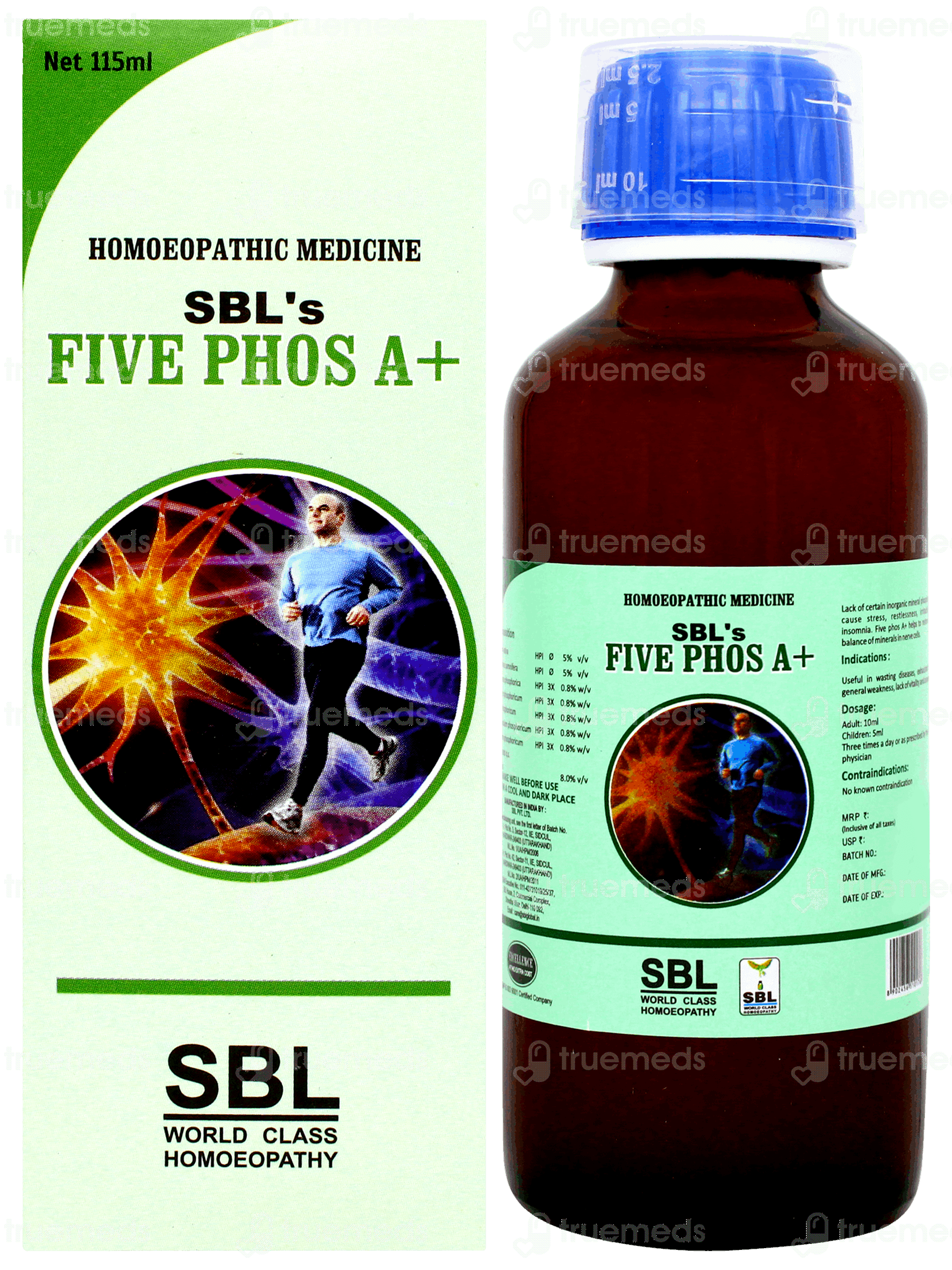 Buy Sbl Five Phos A+ Nerve Tonic 115 ML in Medicines | Best Health & Beauty on Plumint