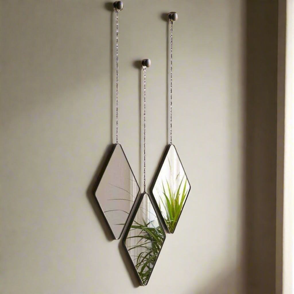Buy Dima Mirrors, Set of 3 - Black in Home Accessories | Best Home ...