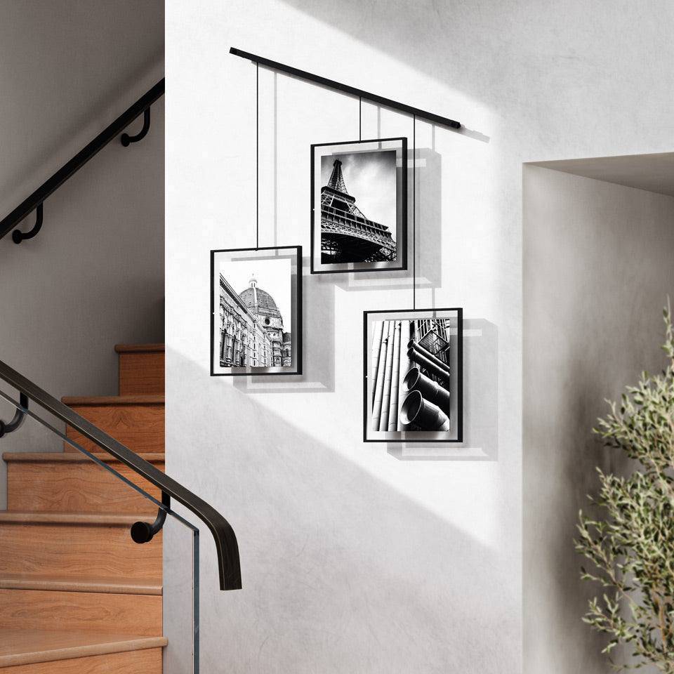 Buy Exhibit Photo Display Extra Large, Set of 3 - Black in Home ...