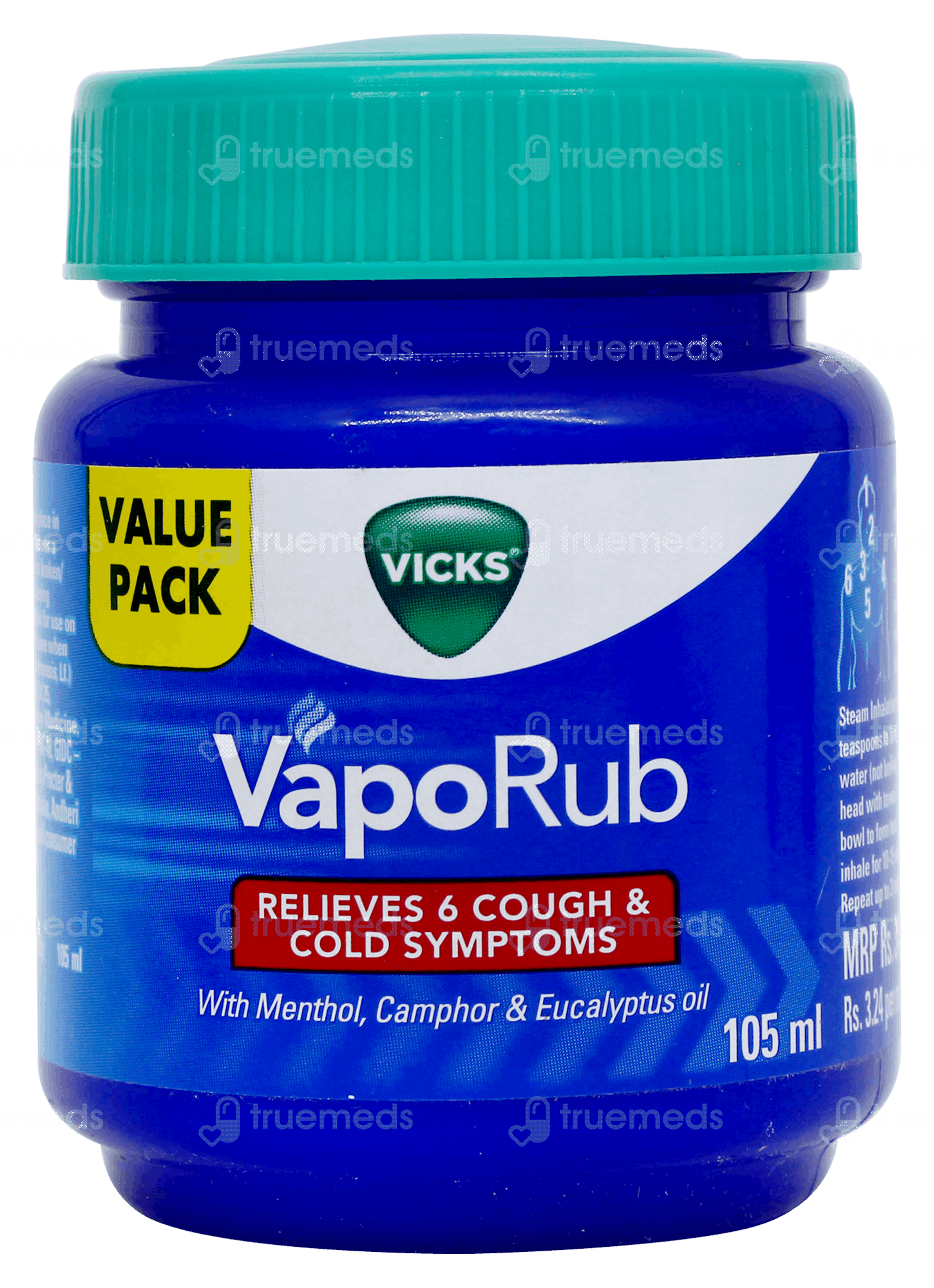 Buy Vicks Vaporub 105ml in Medicines | Best Health & Beauty on Plumint
